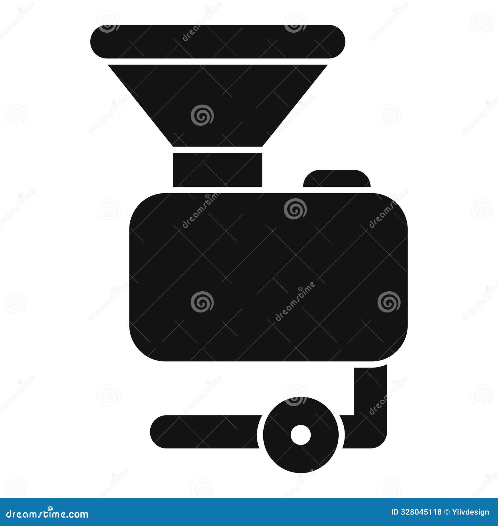 Wood Chipper Vector File Tree Through Wood Chipping Machine Chipper ...