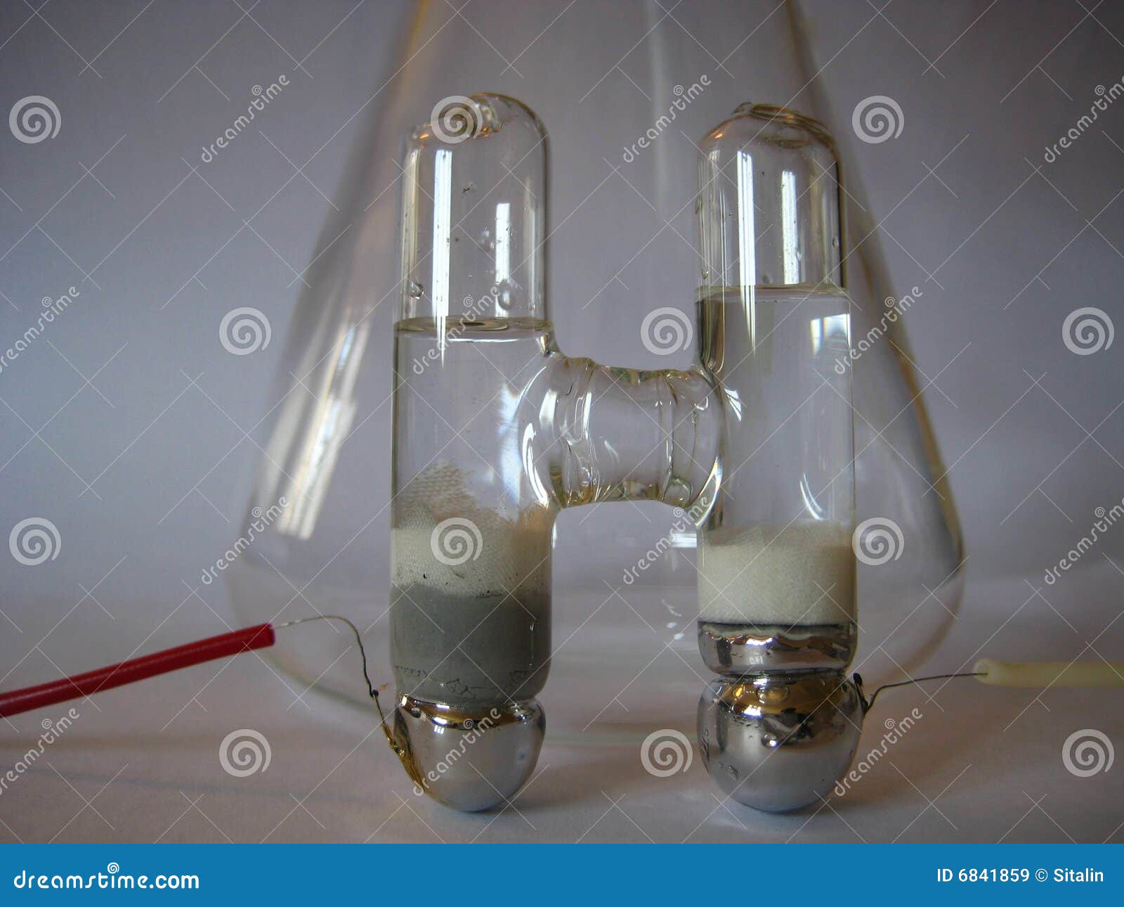 The electrical accumulator stock image. Image of science - 6841859