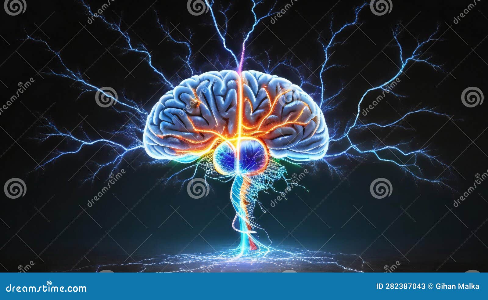 Electrical Brain Activity Stock Photo | CartoonDealer.com #107288436