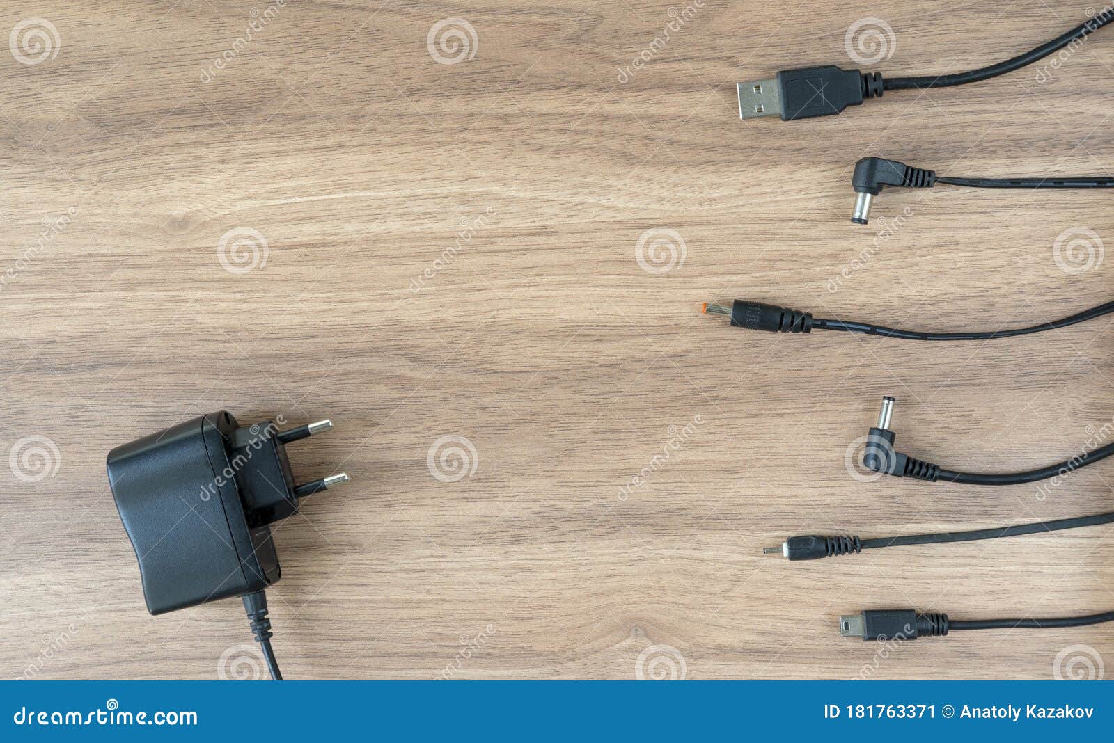 Electrical Adapter and Various Connectors. Conducting Tests and ...
