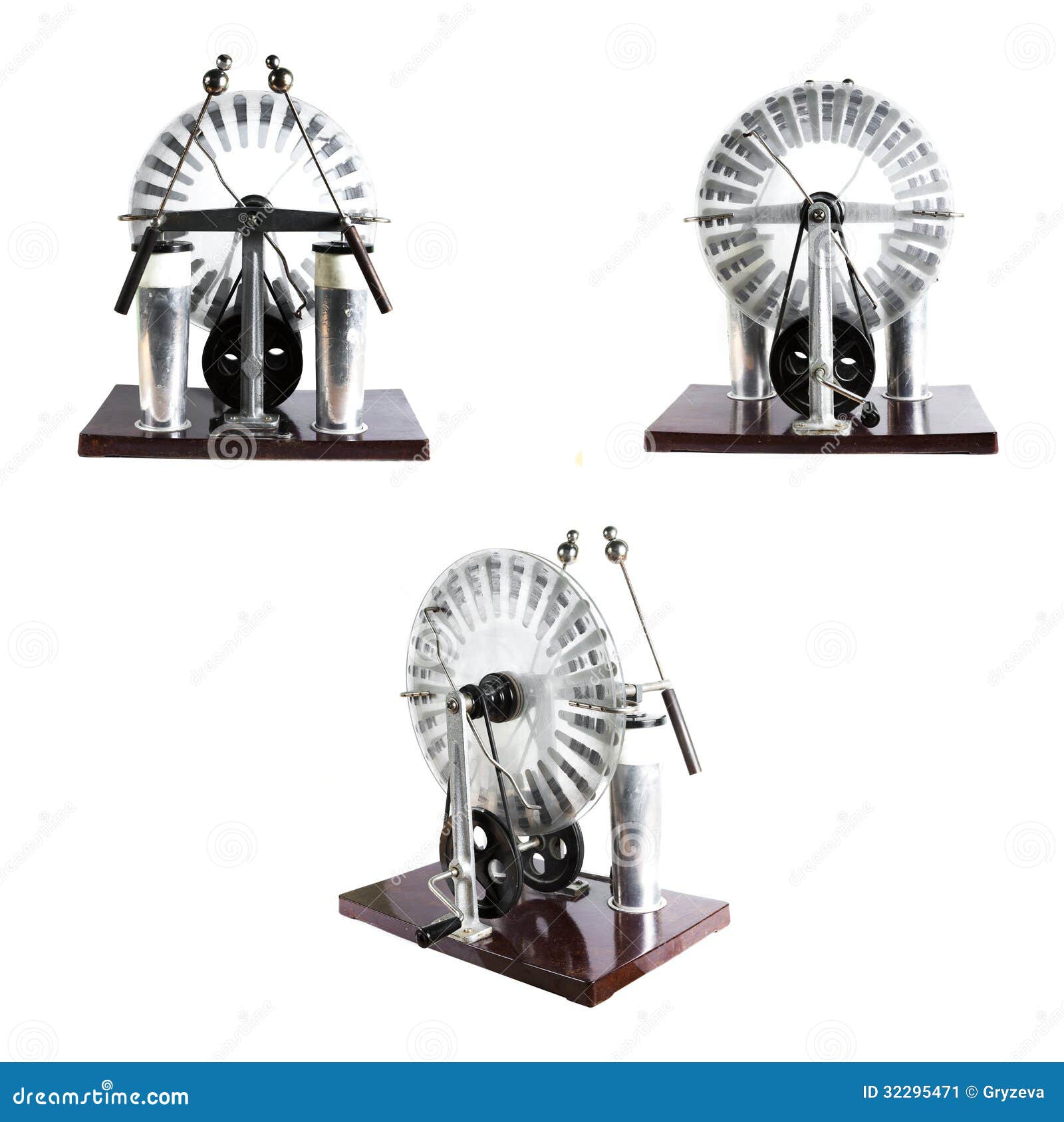 Electrical Apparatus for Physics Lessons Isolated on White Background ...