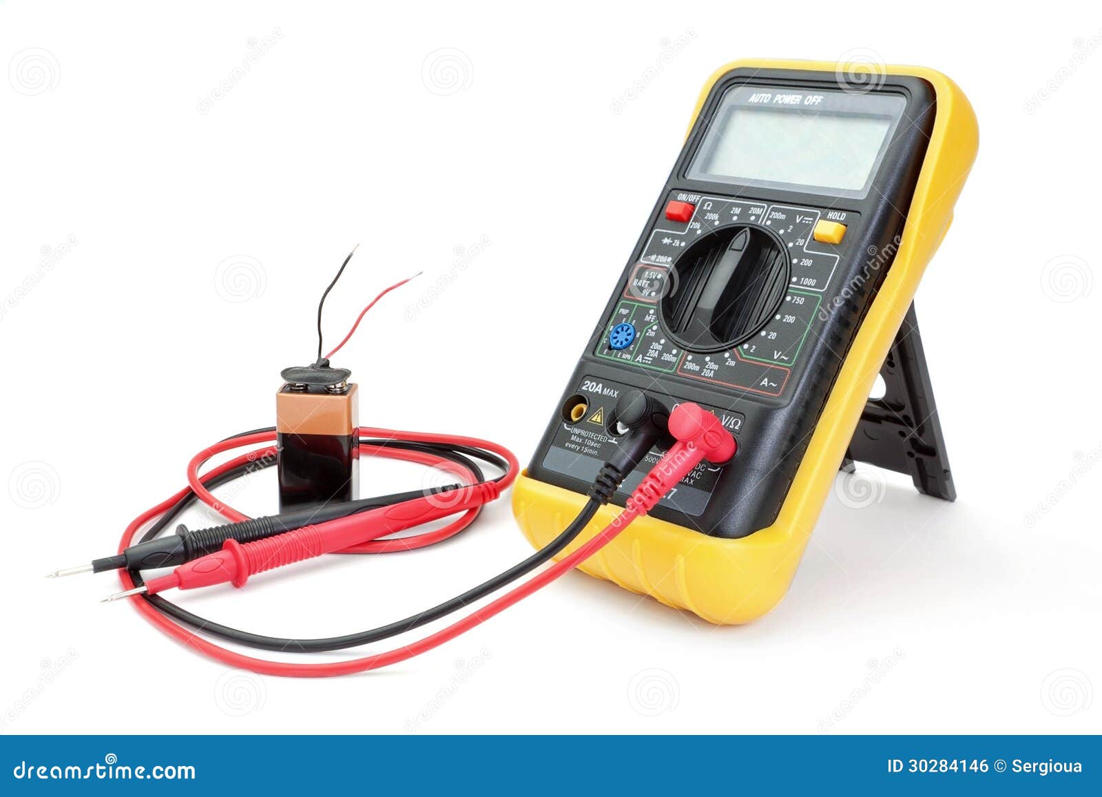 Electrical Appliance Ammeter. Stock Photo - Image of experiment, gauge ...