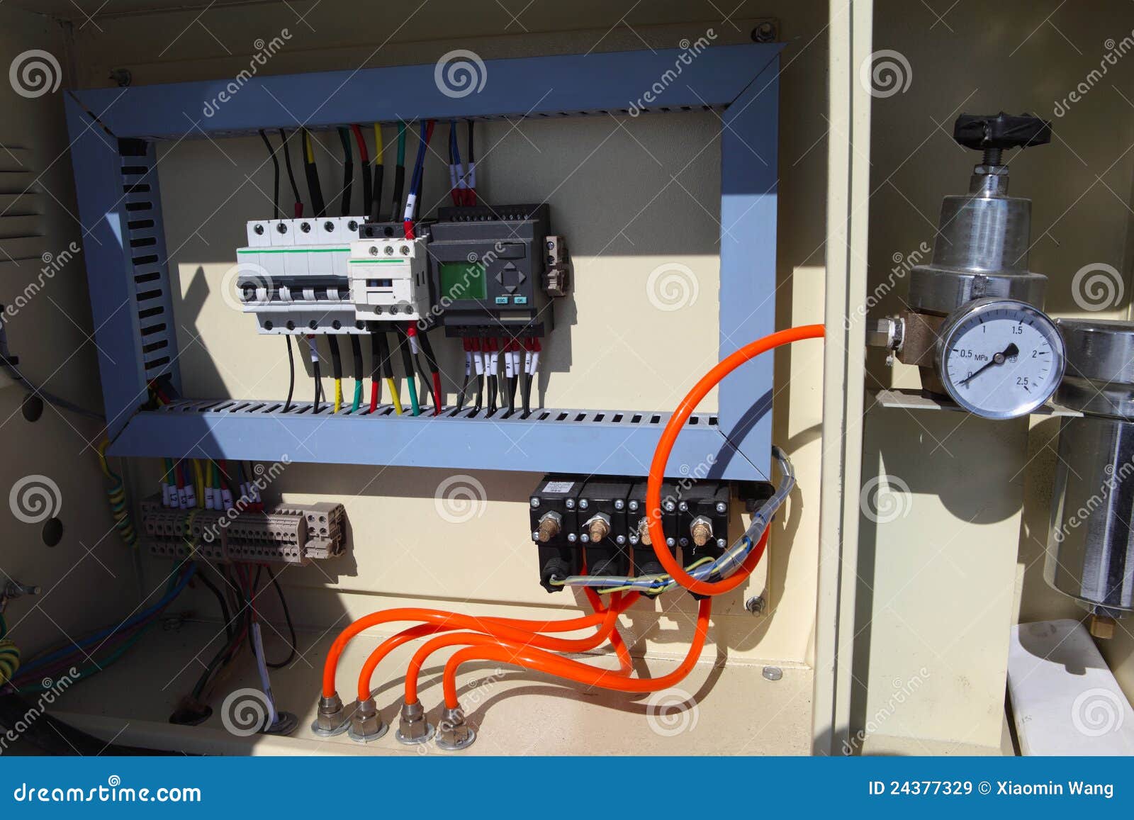 Plc Automation Panel Board Stock Image | CartoonDealer.com #18413947