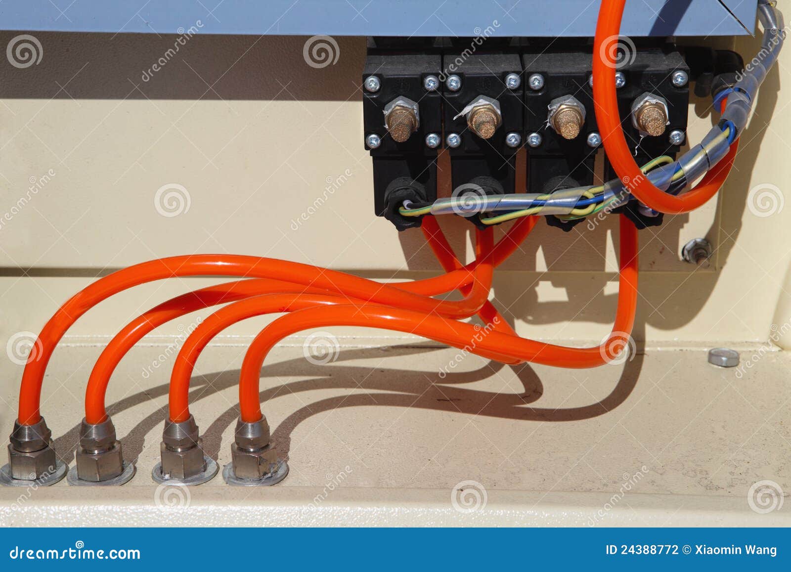 Electrical automation stock photo. Image of belt, automated - 24388772