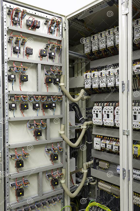 Electrical Automation and Control Equipment Stock Image - Image of ...