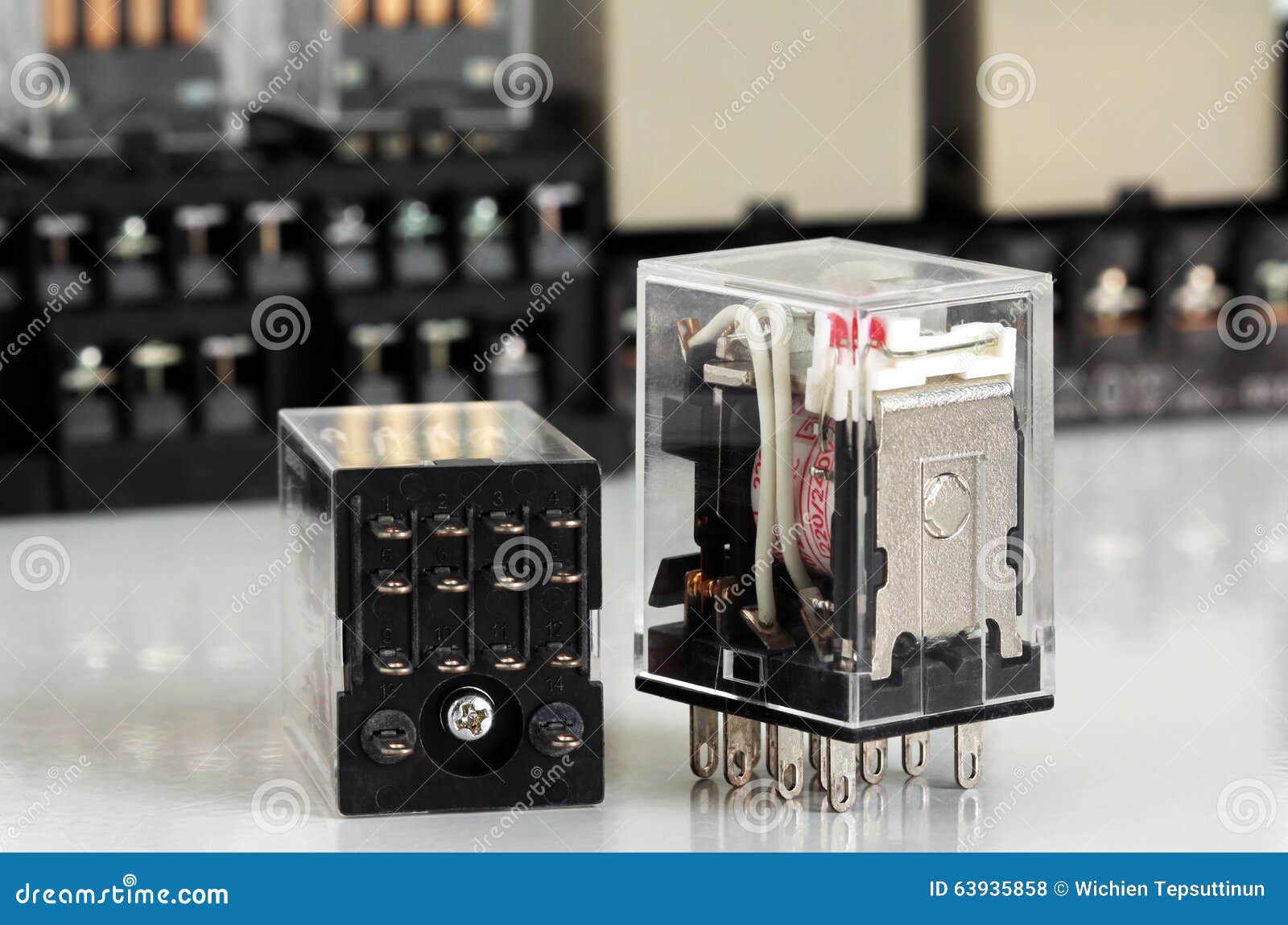 Electrical Auxiliary Relay stock photo. Image of relay - 63935858 Electrical Auxiliary Relay stock photo. Image of relay - 63935858