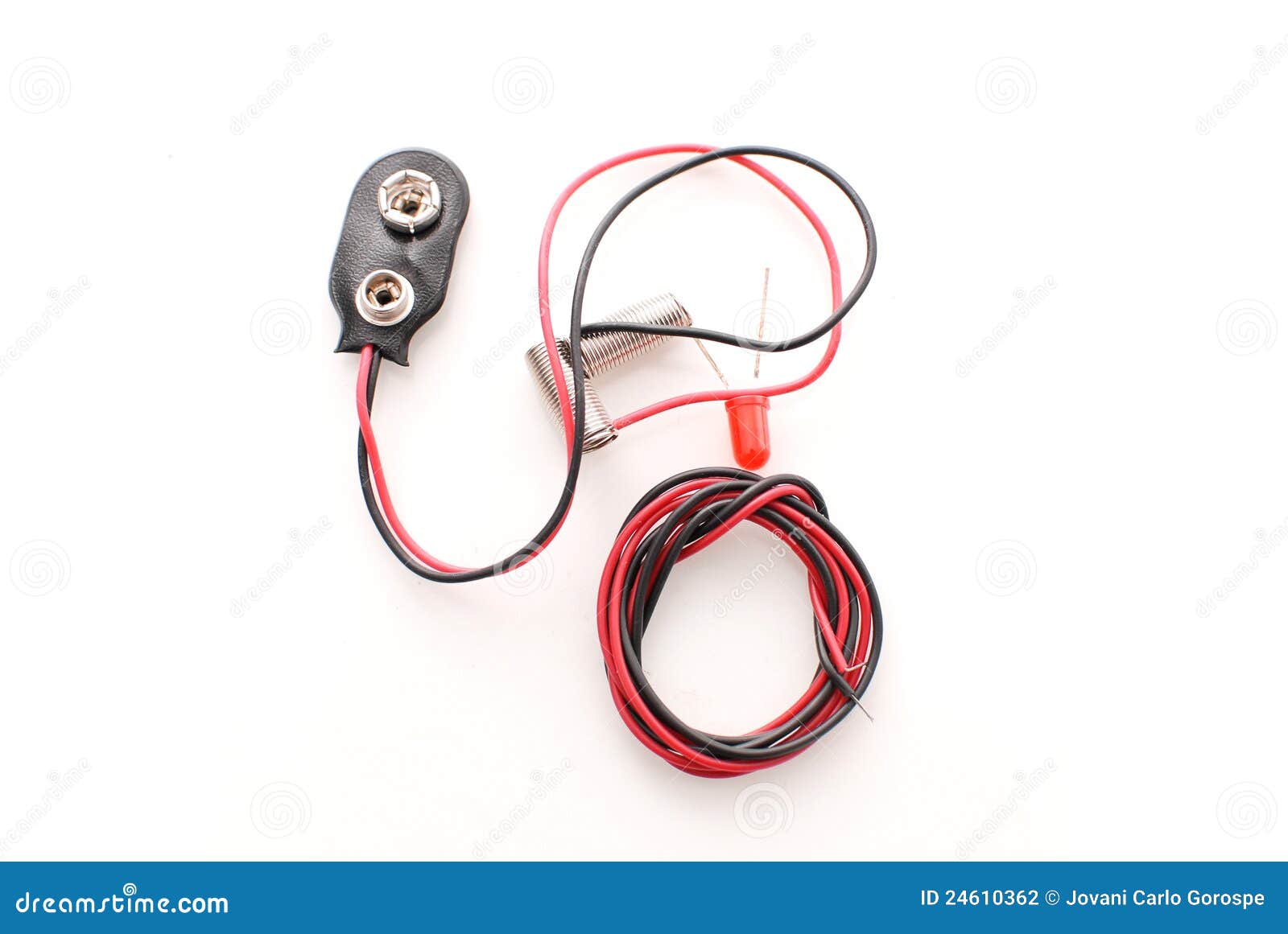 Electrical Battery Project stock photo. Image of class - 24610362