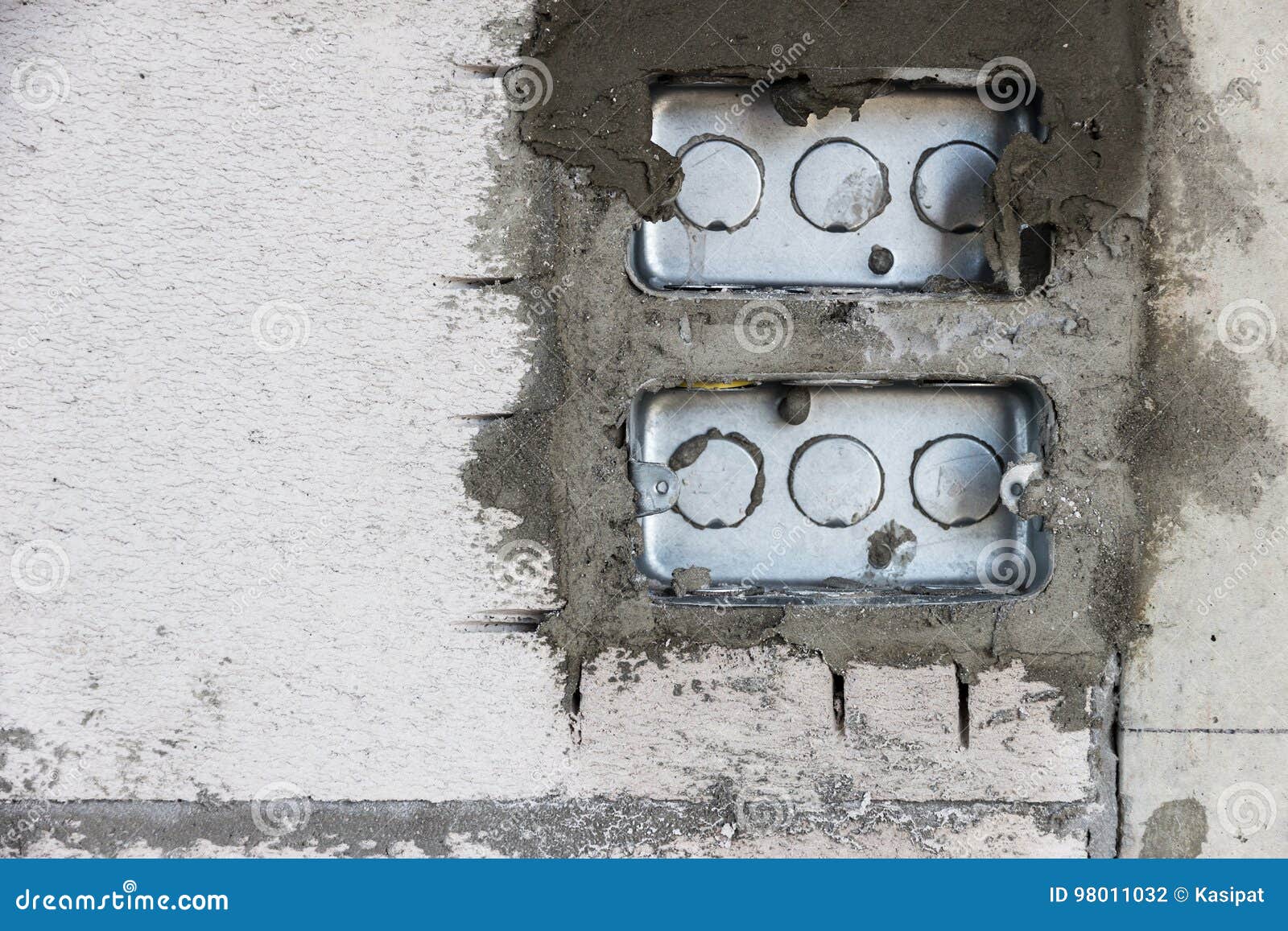 Electrical block stock photo. Image of brick, connection - 98011032