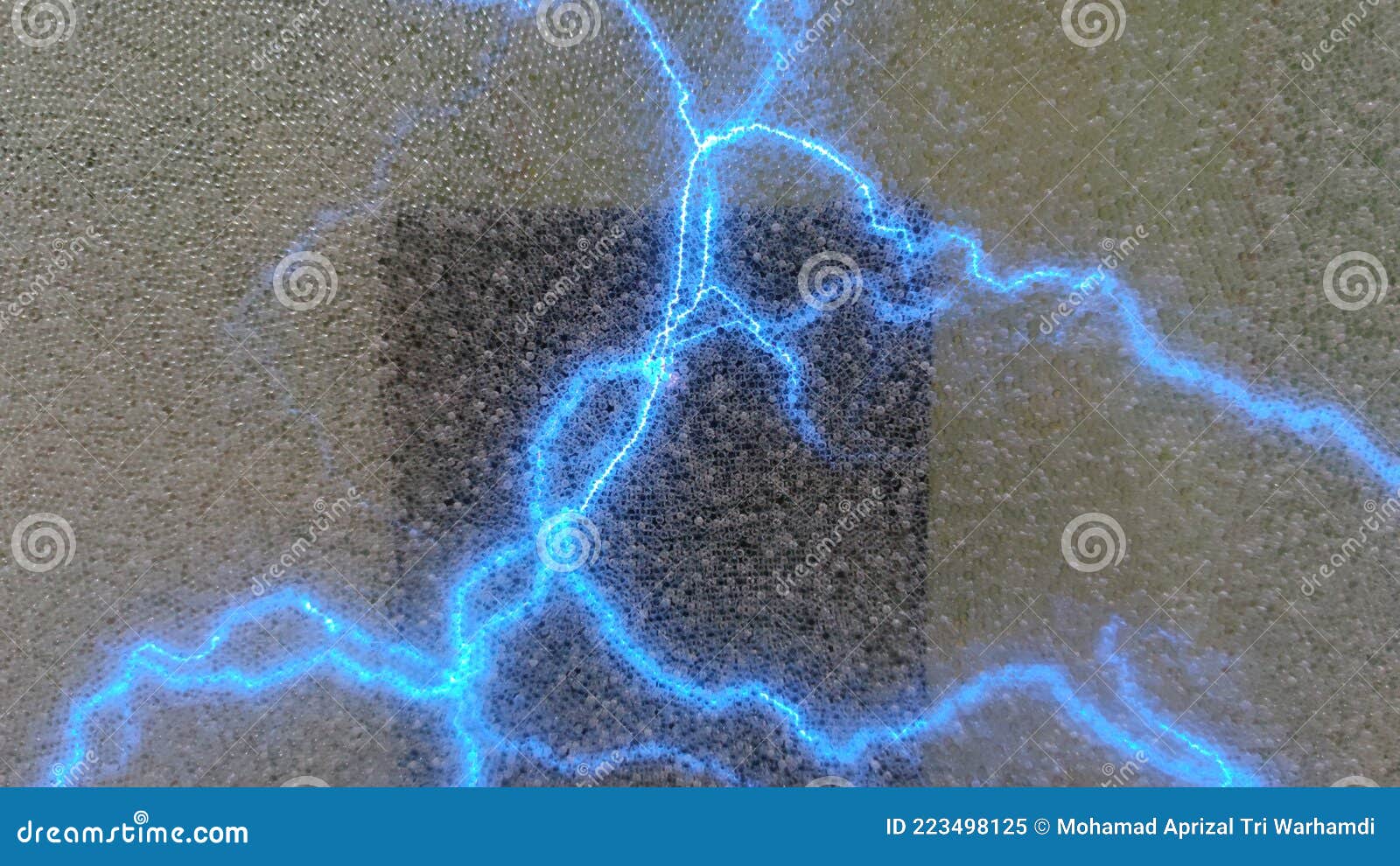 Electrical Blue Electromagnetic Watt Flash Stock Image - Image of flash ...