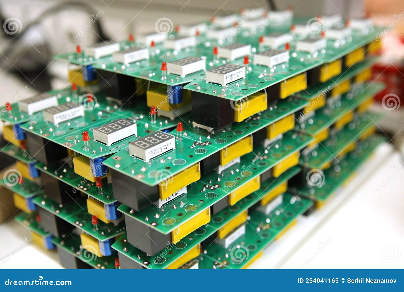 Electrical Boards with Parts for Manual Assembly of an Electrical ...