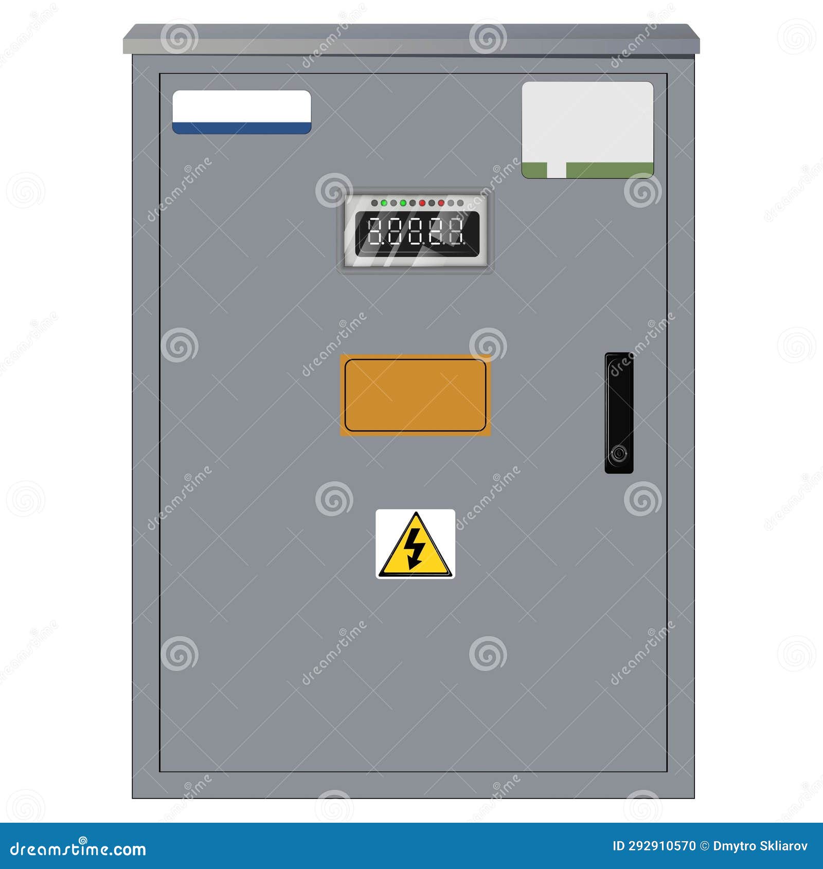 Electrical Box, Industrial Electrical Control Panel. Electricity ...