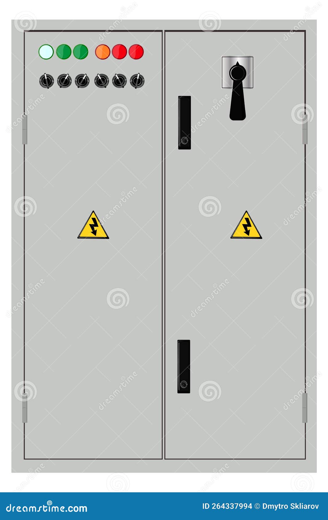 Electrical Box, Industrial Electrical Control Panel. Substation Stock ...