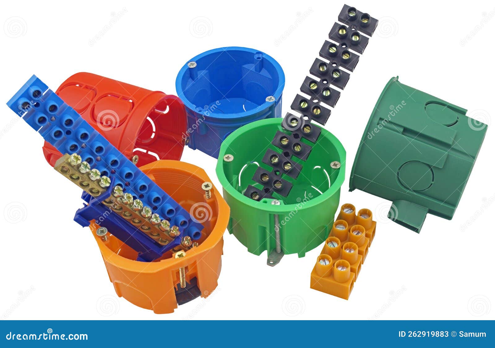 Electrical Boxes and Other Components Using in Electrical Installations ...