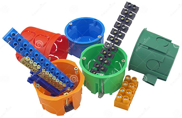 Electrical Boxes and Other Components Using in Electrical Installations ...