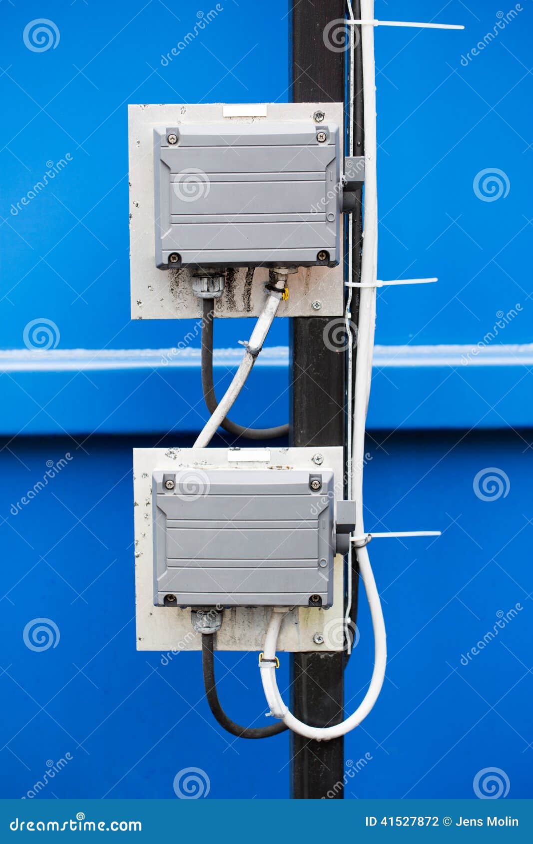 Electrical boxes stock photo. Image of technology, industrial - 41527872