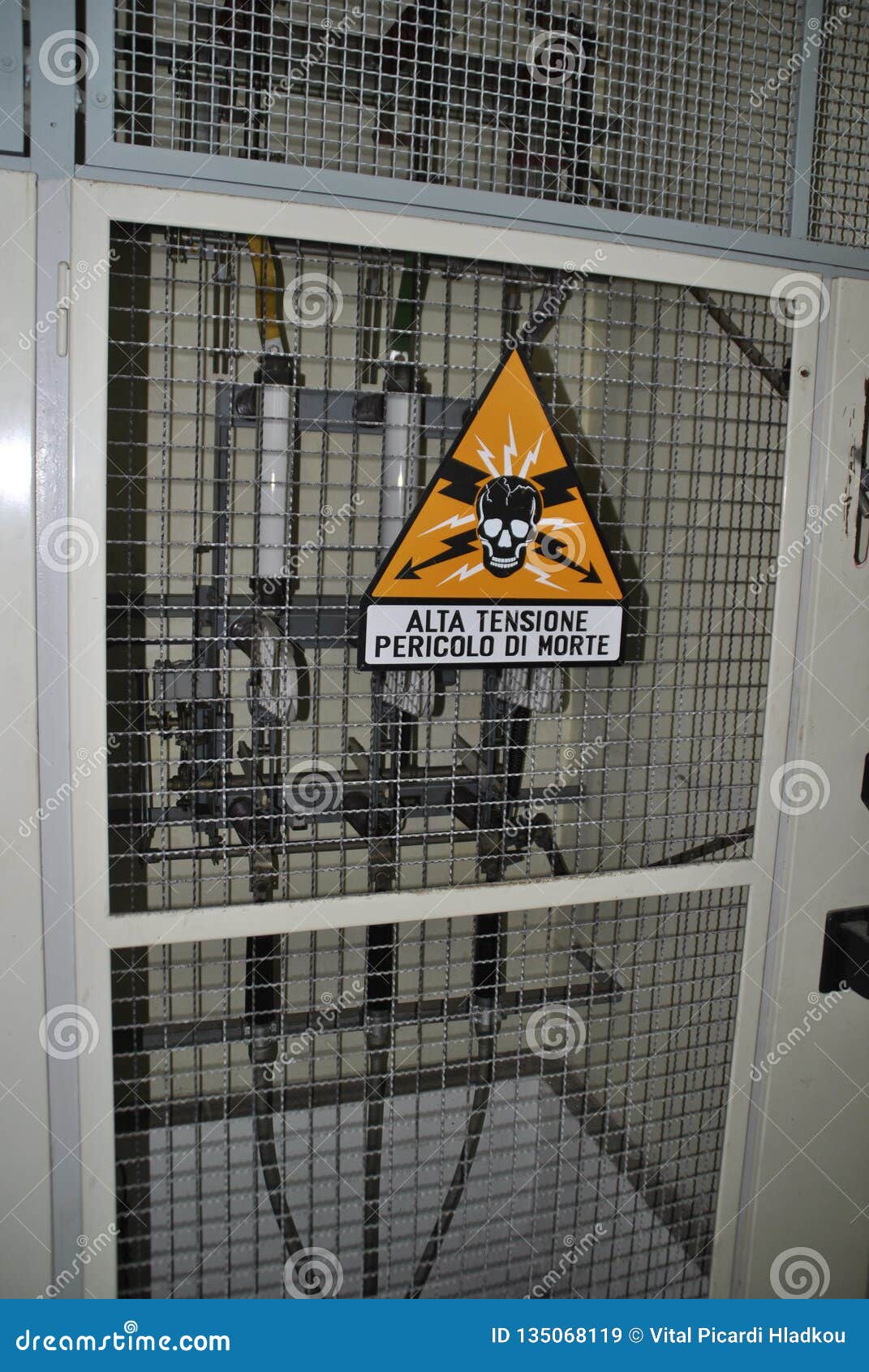 Electrical Breaker and Danger Sign Stock Image - Image of electricity ...