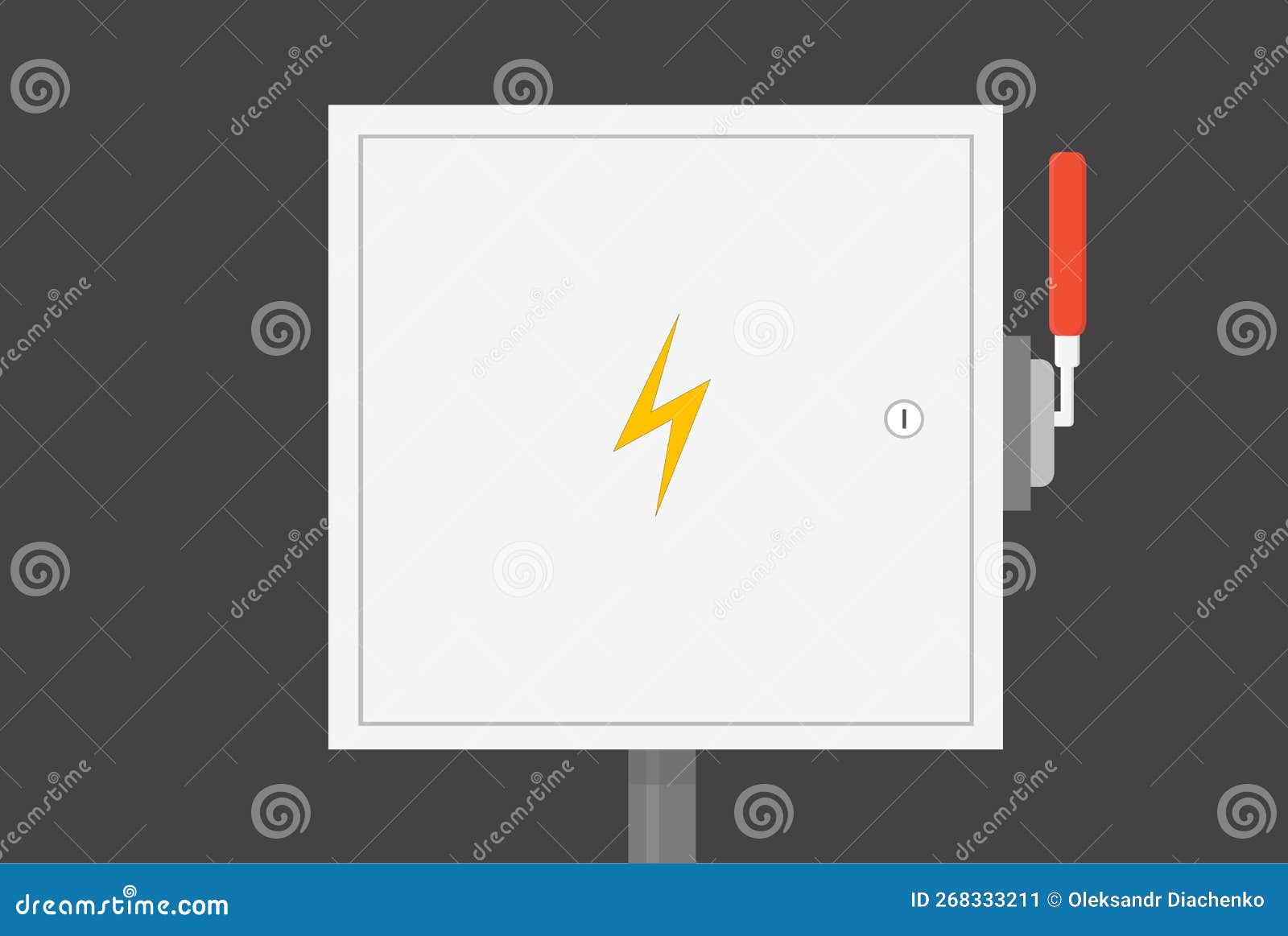 Modular Switchboard Electrical Outlet, Interchangeable On A White Wall ...