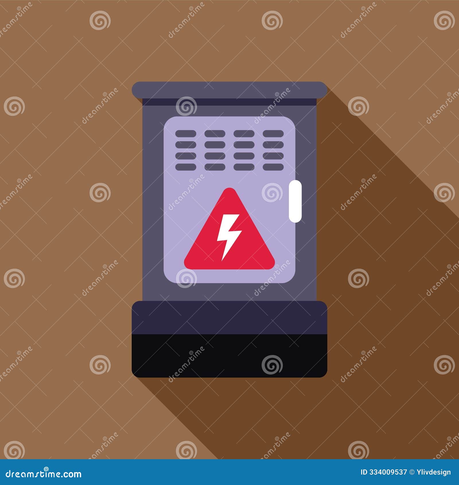 An Electrical Cabinet With Switch, Transformer, Toggle Switch, Vector ...