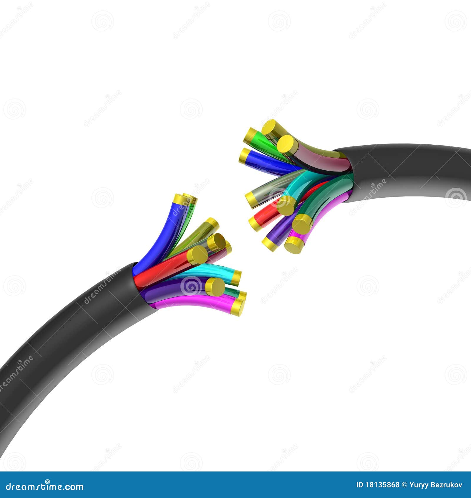 Electrical Cable Cartoon Vector | CartoonDealer.com #51593057