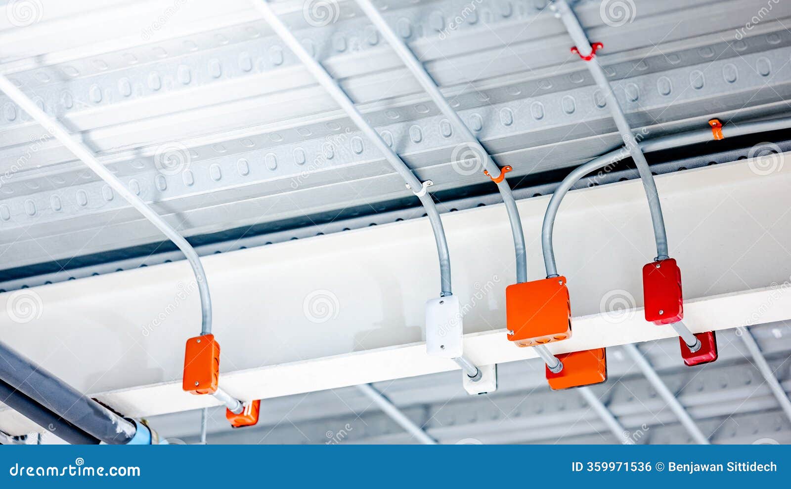 Electrical Cable Conduit With Colorful Junction Box For Electric Wiring ...