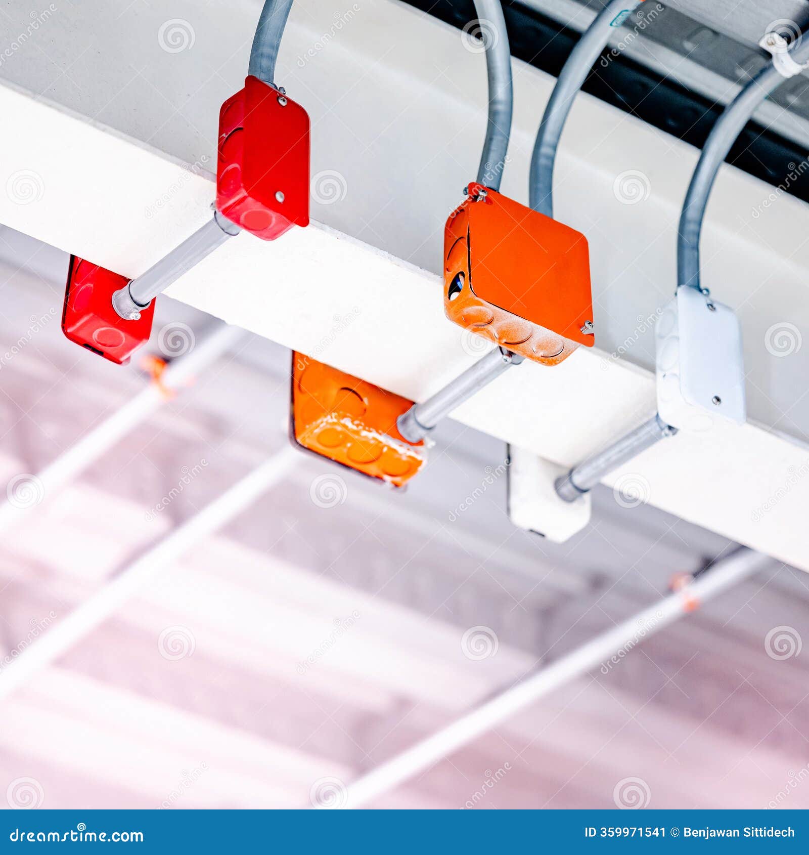 Electrical Cable Conduit with Colorful Junction Box for Electric Wiring ...