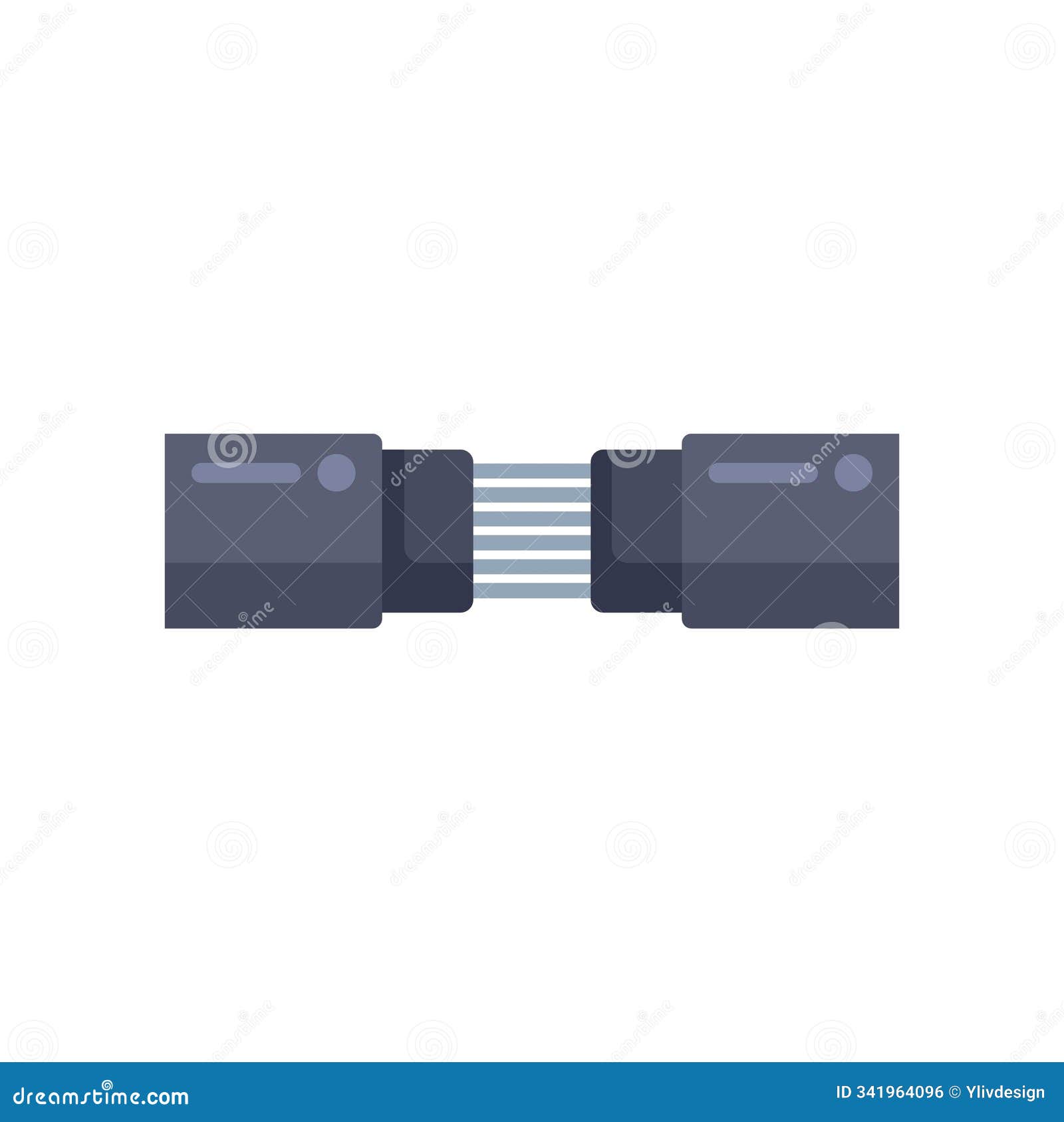 Electrical Cable Connector Joining Two Wires Together Connecting ...