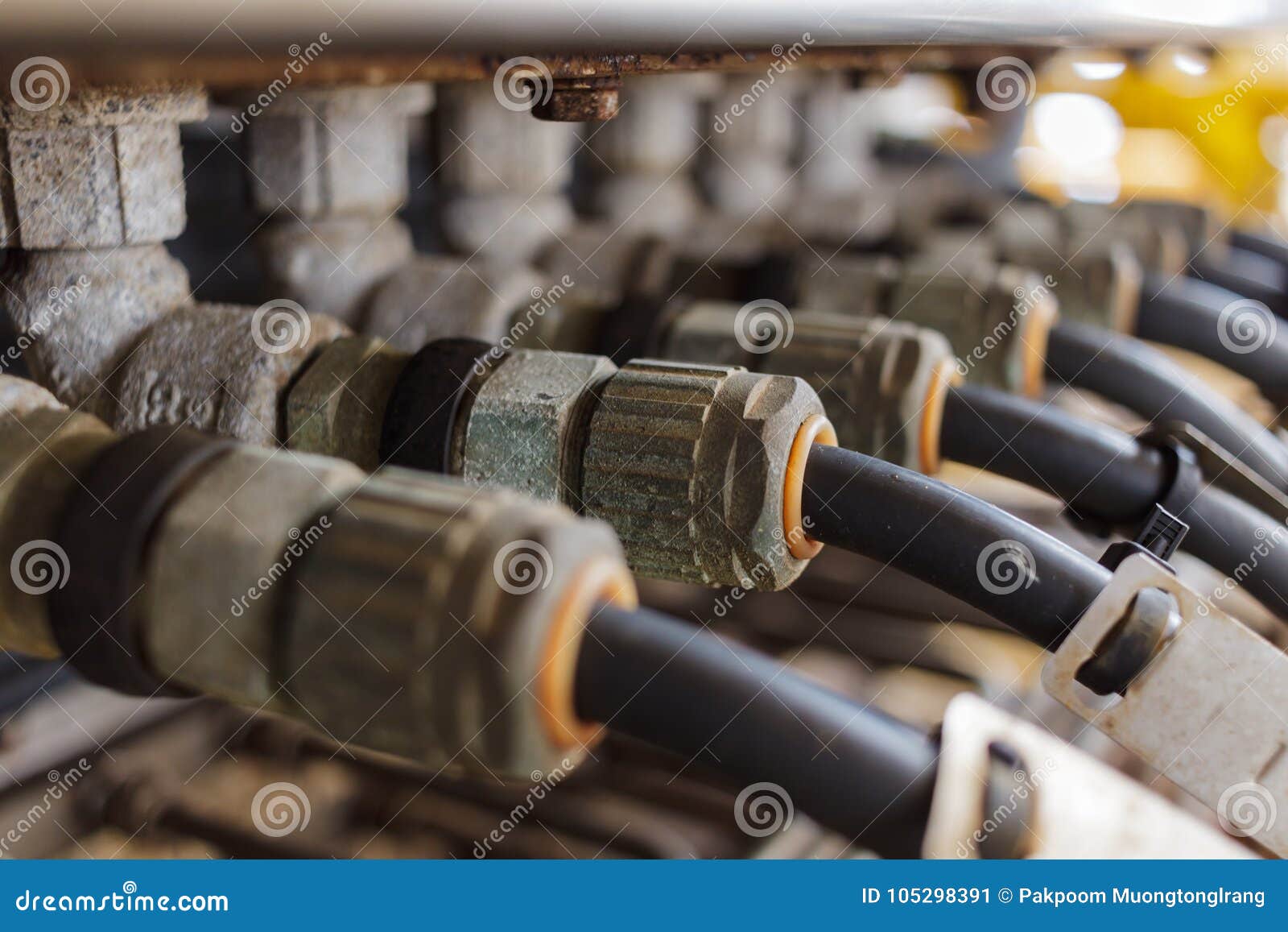 Electrical Cable Glands Royalty-Free Stock Photography | CartoonDealer ...