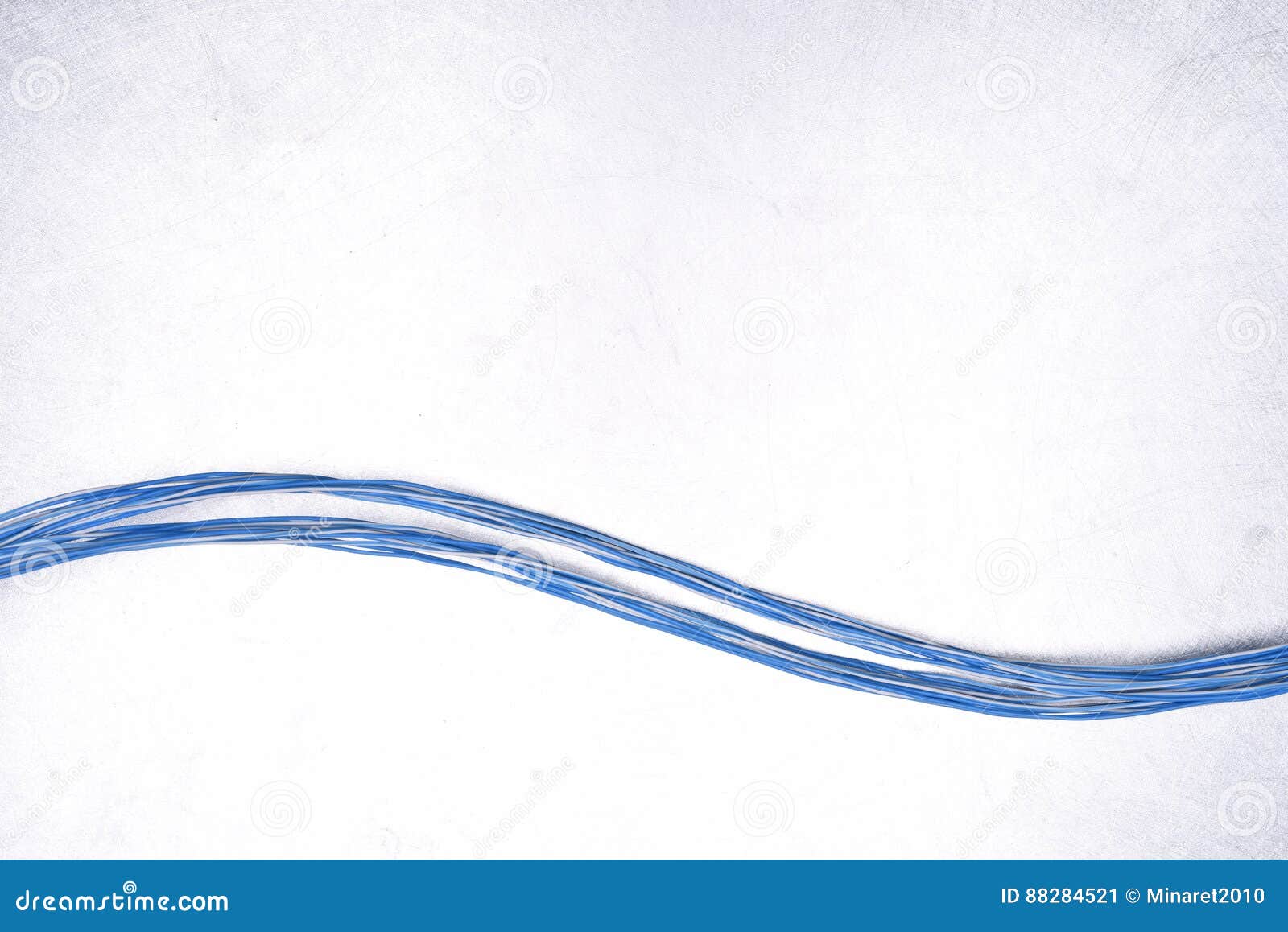 Electrical Cable on Grey Metal Background Stock Image - Image of line ...