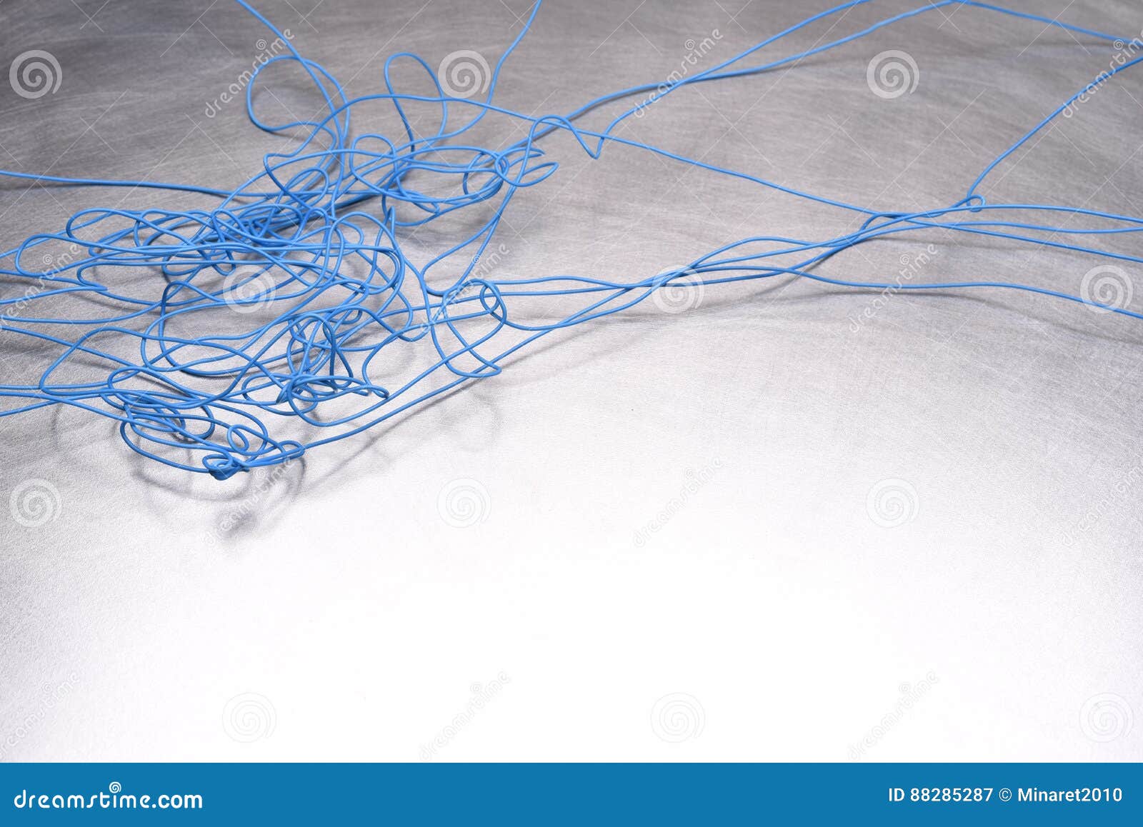 Electrical Cable on Grey Metal Background Stock Image - Image of ...