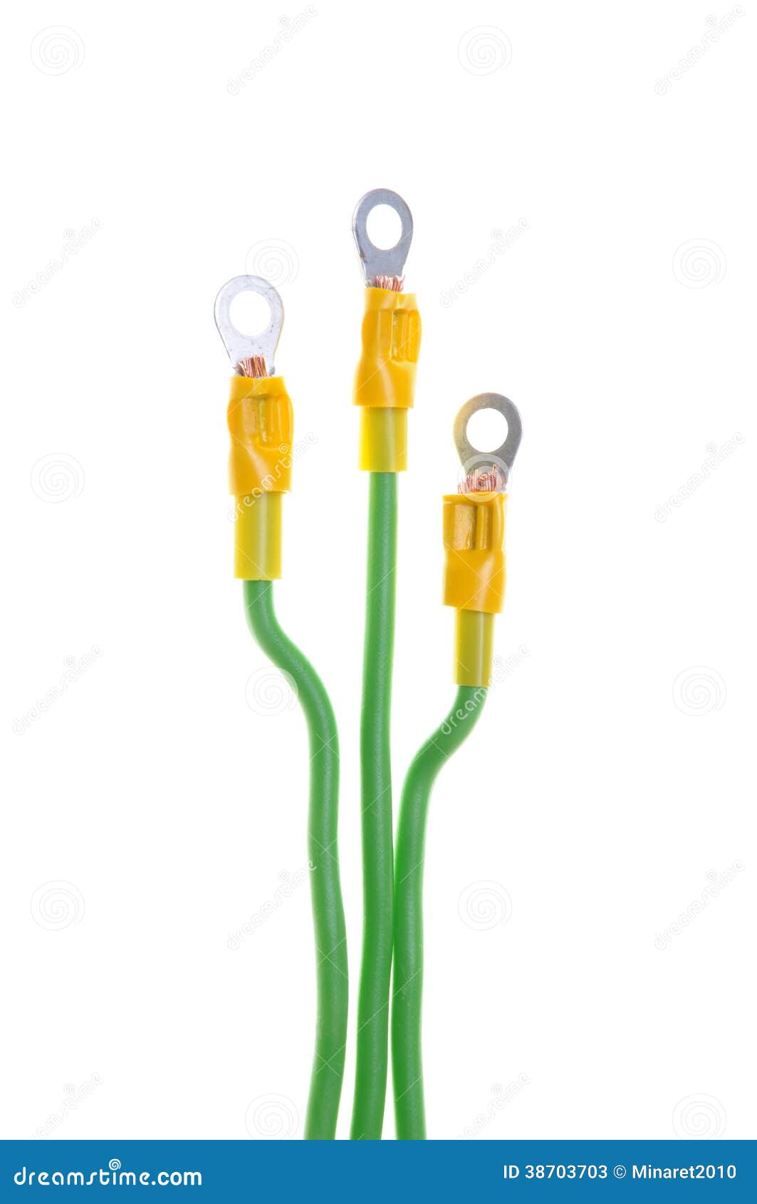 Electrical Cable with Terminal Stock Image - Image of cabling, cable ...