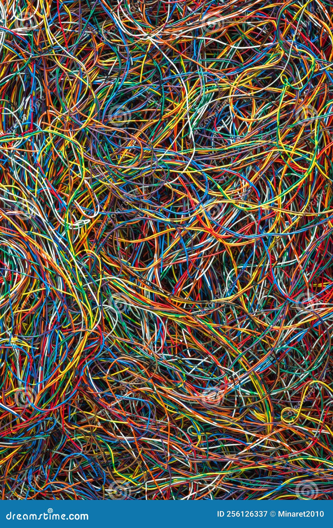 Electrical Cable and Wire Background Stock Image - Image of plastic ...