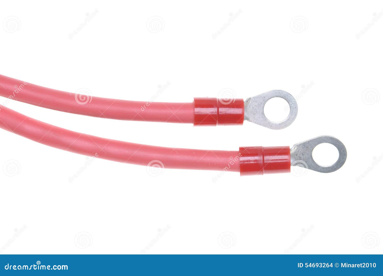 Electrical Cables with Terminal Stock Photo - Image of copper ...