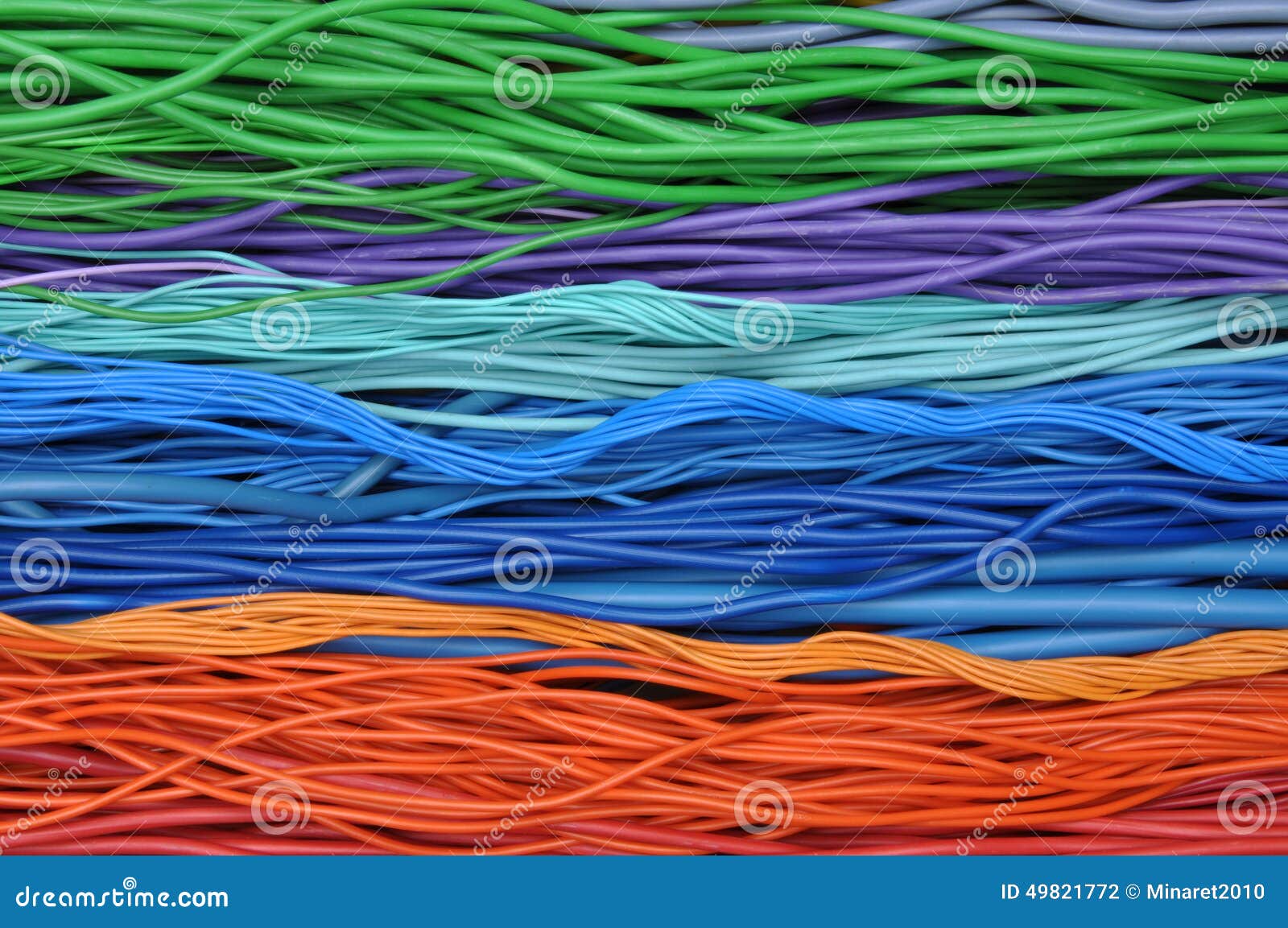 Electrical Cables and Wires Stock Photo - Image of equipment, texture ...