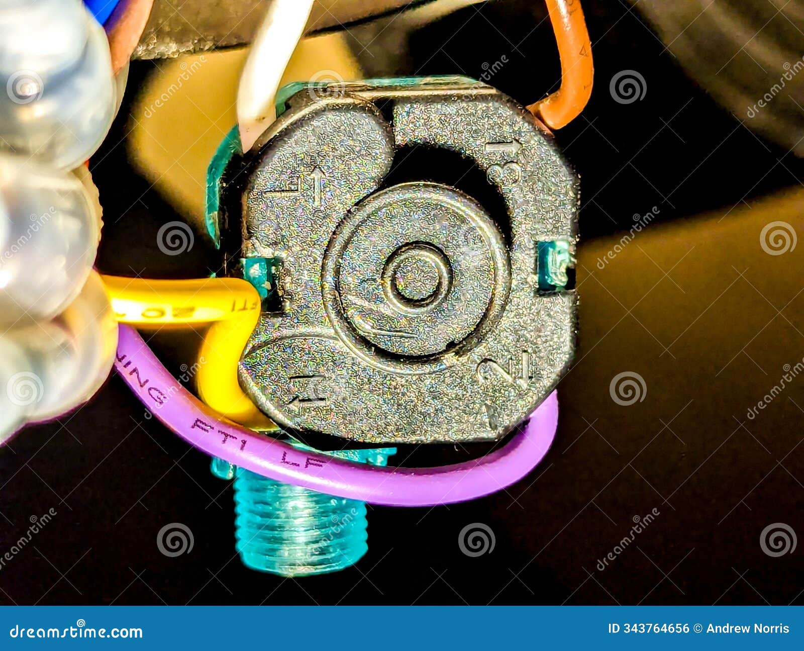 An Electrical Ceiling Fan Switch with Multiple Switch Options Stock ...