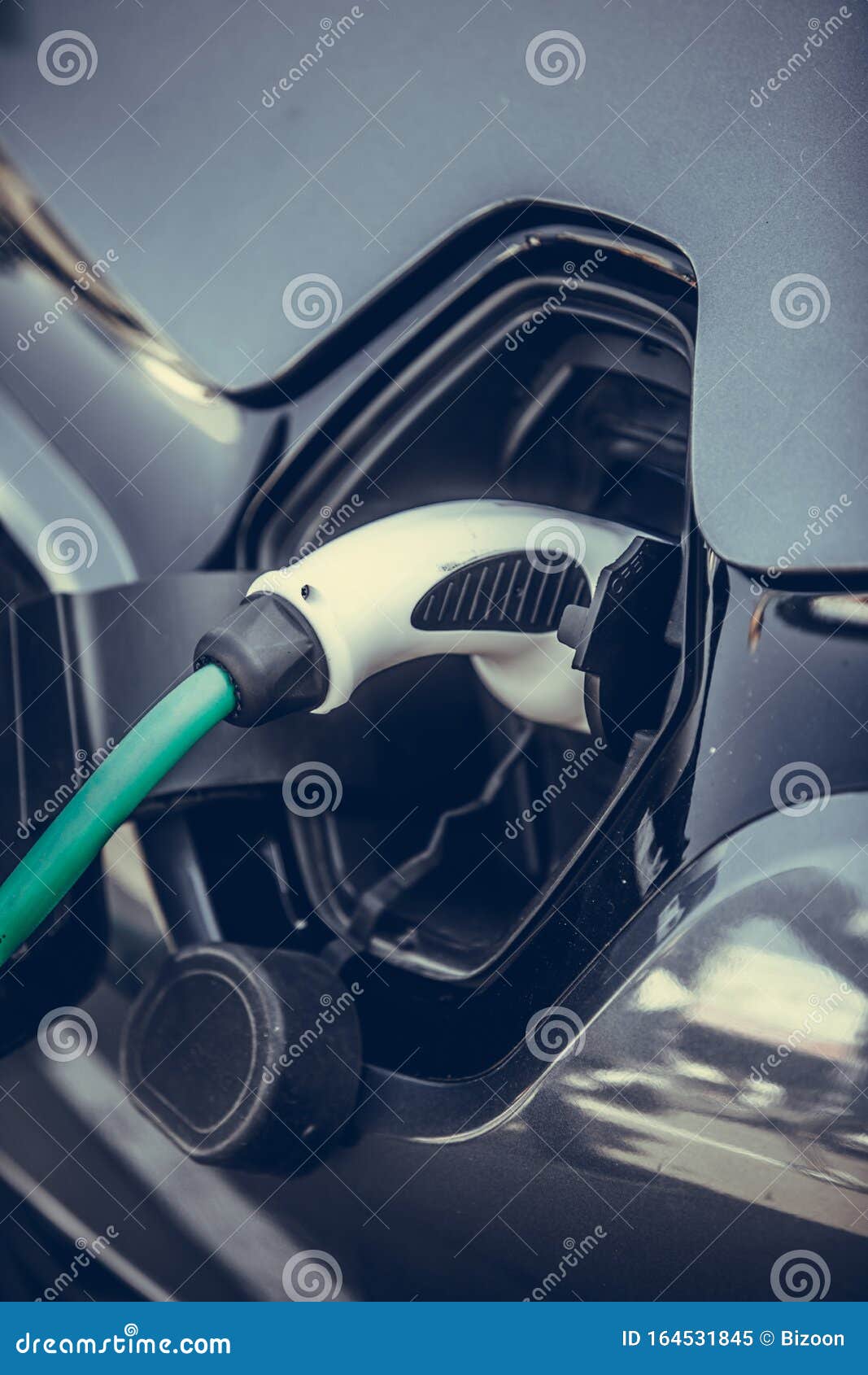 Electrical Charging Station for a Car Stock Image - Image of quick ...