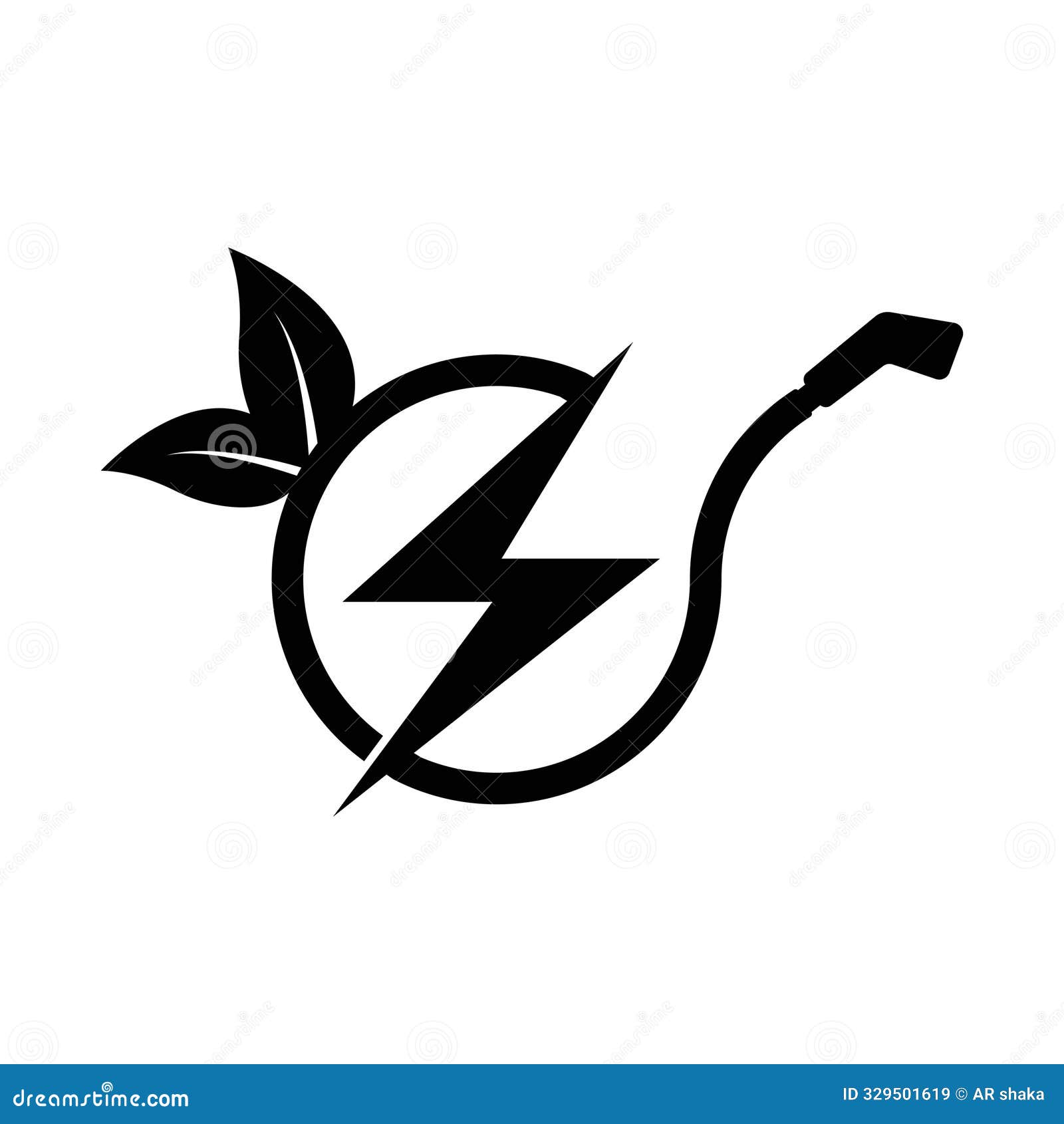 Electrical Charging Station Icon Logo Stock Illustration - Illustration ...