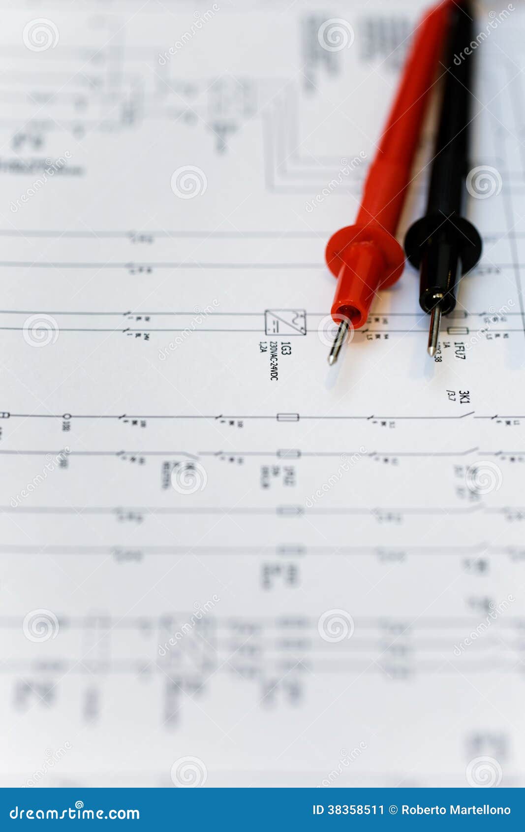 Electrical Chart, Troubleshoot. Royalty-Free Stock Photo ...