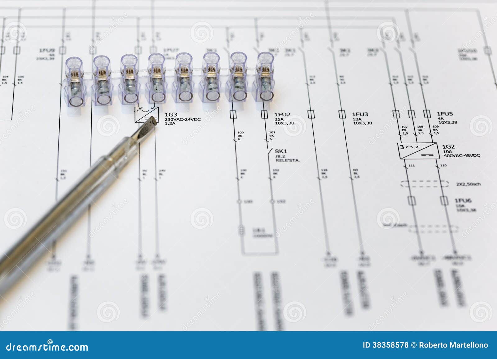 Electrical Chart, Troubleshoot. Royalty-Free Stock Photo ...