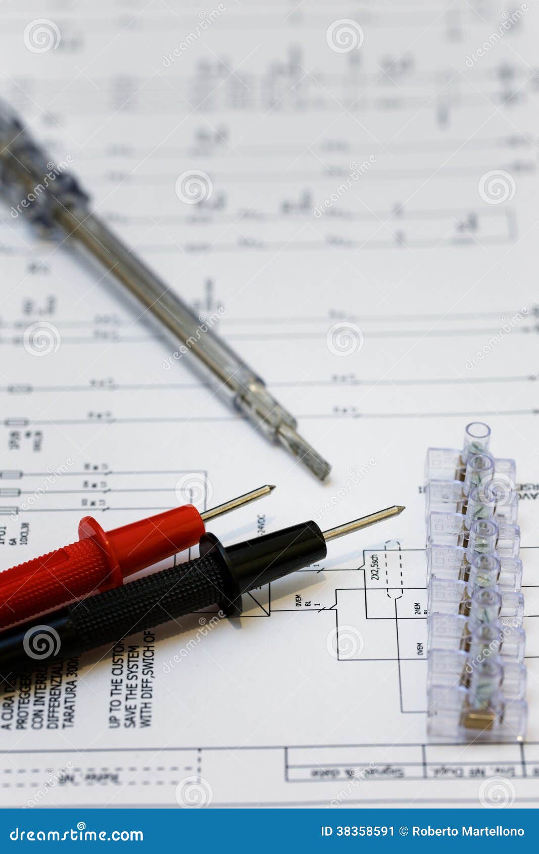 Electrical Chart, Troubleshoot. Stock Image - Image of household, motor ...
