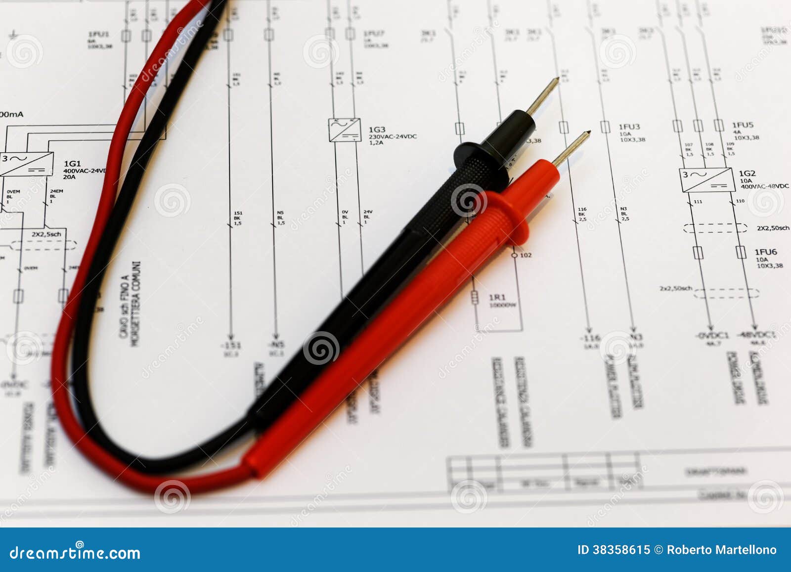 Electrical Chart, Troubleshoot. Royalty-Free Stock Photo ...