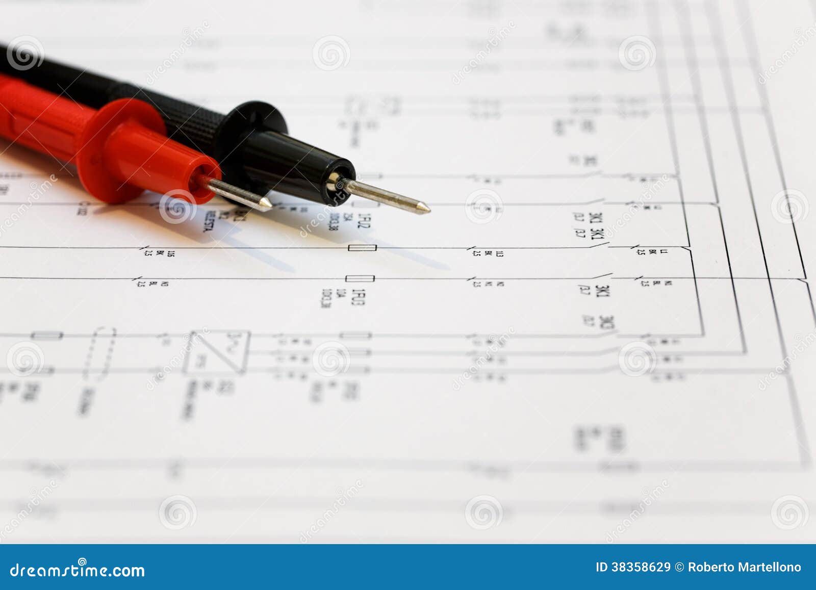 Electrical Chart, Troubleshoot. Royalty-Free Stock Photo ...