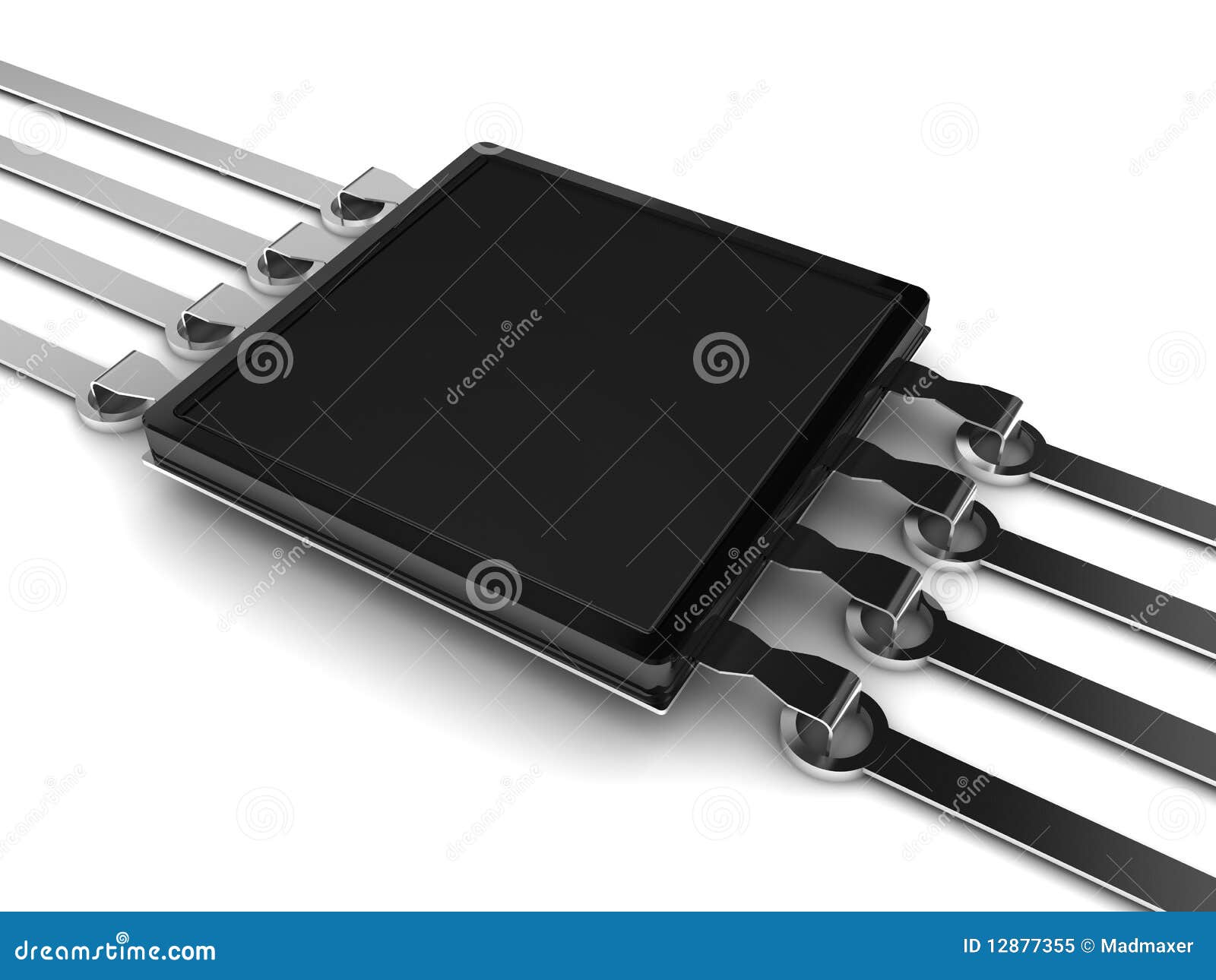 Electrical chip stock illustration. Illustration of generated - 12877355