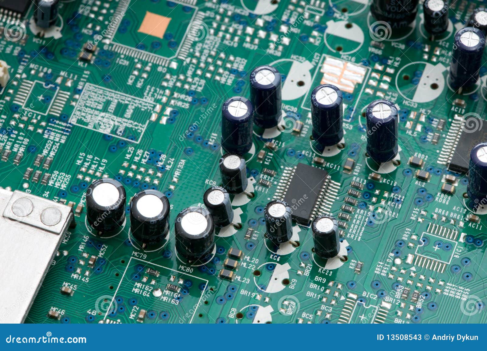 Electrical Circuit Connection Board In Control Cabinet. Royalty-Free ...