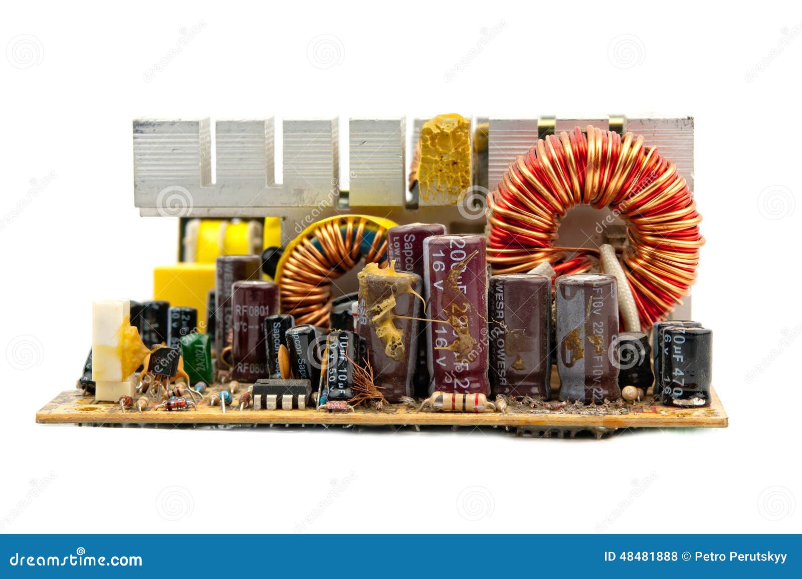 Electrical circuit board stock photo. Image of electrical - 48481888