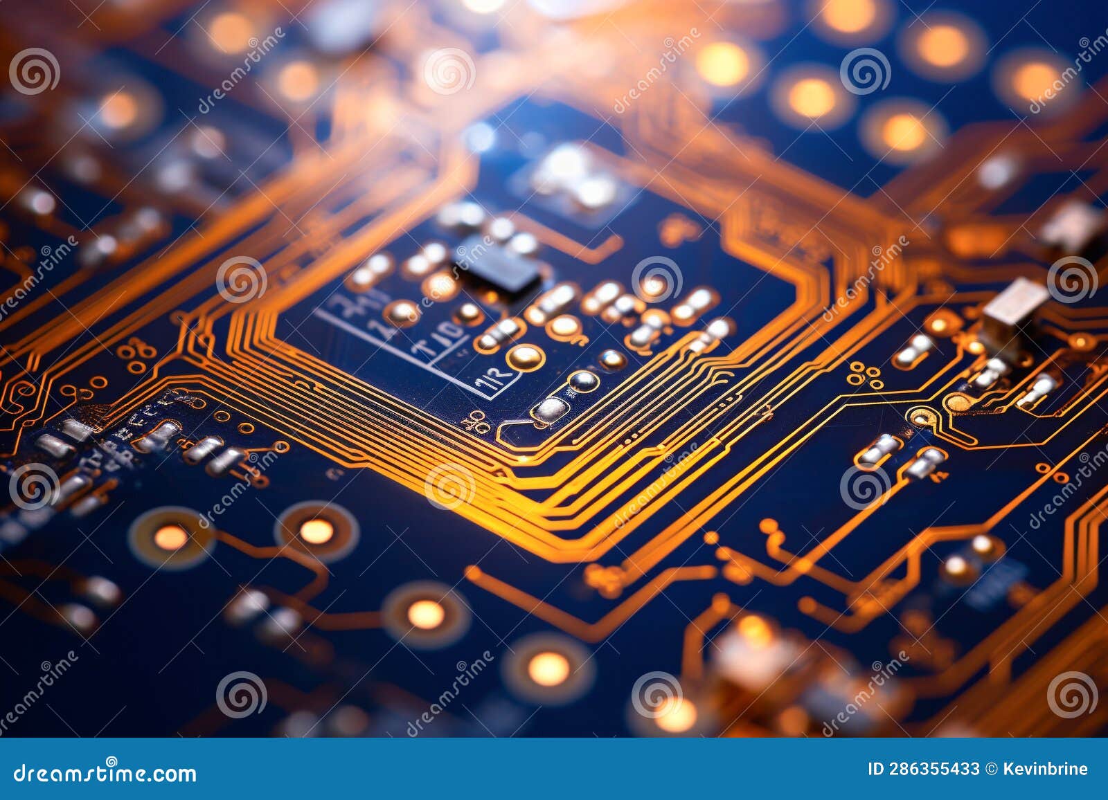Electrical Circuit Board Connections Stock Illustration - Illustration ...