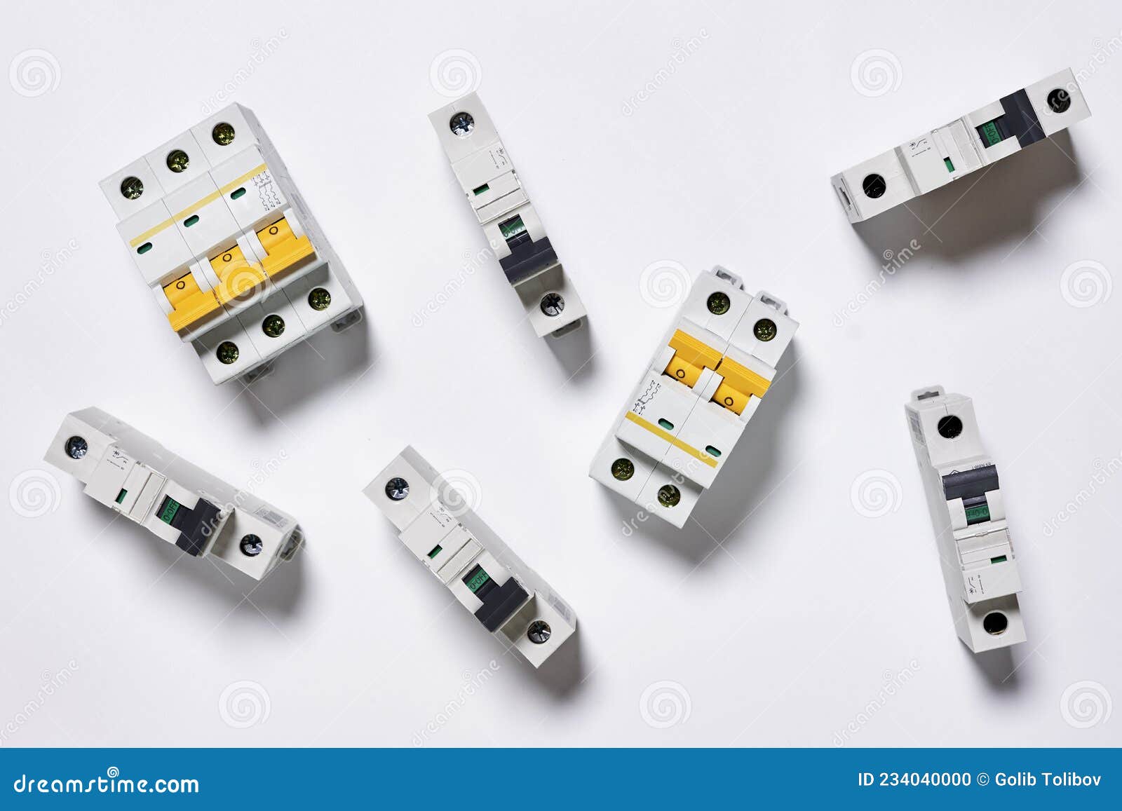 Electrical Circuit Breakers Stock Photo - Image of lighting ...