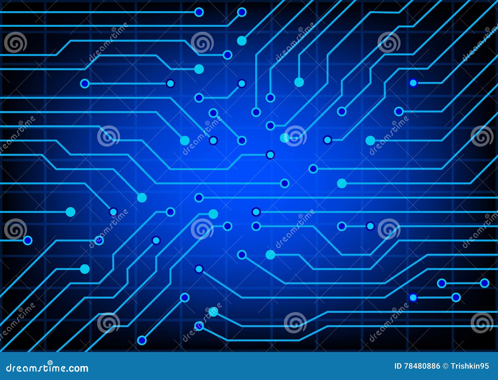 Electrical Circuit . Eps 10 Vector Illustration Stock Vector ...