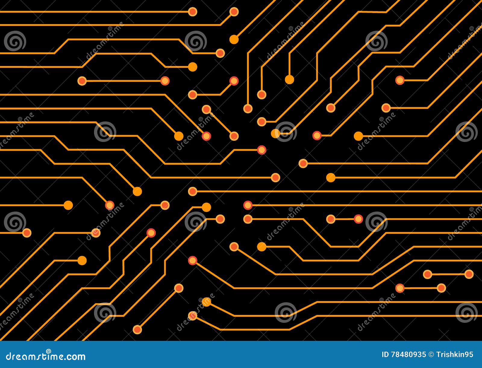 Electrical Circuit . Eps 10 Vector Illustration Stock Vector ...