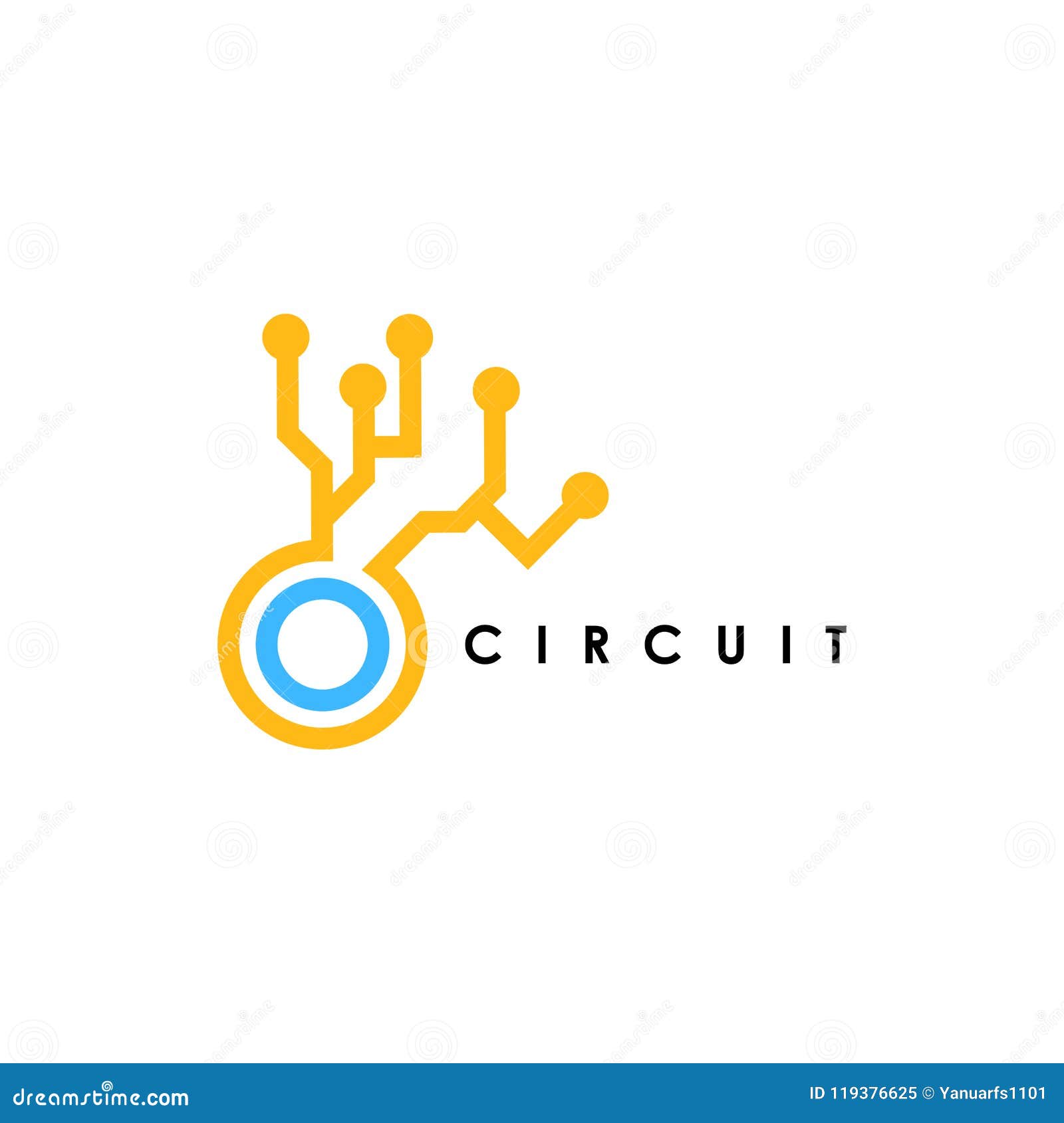 Electrical Circuit Logo Logo Template. Logo Template for Your Business ...