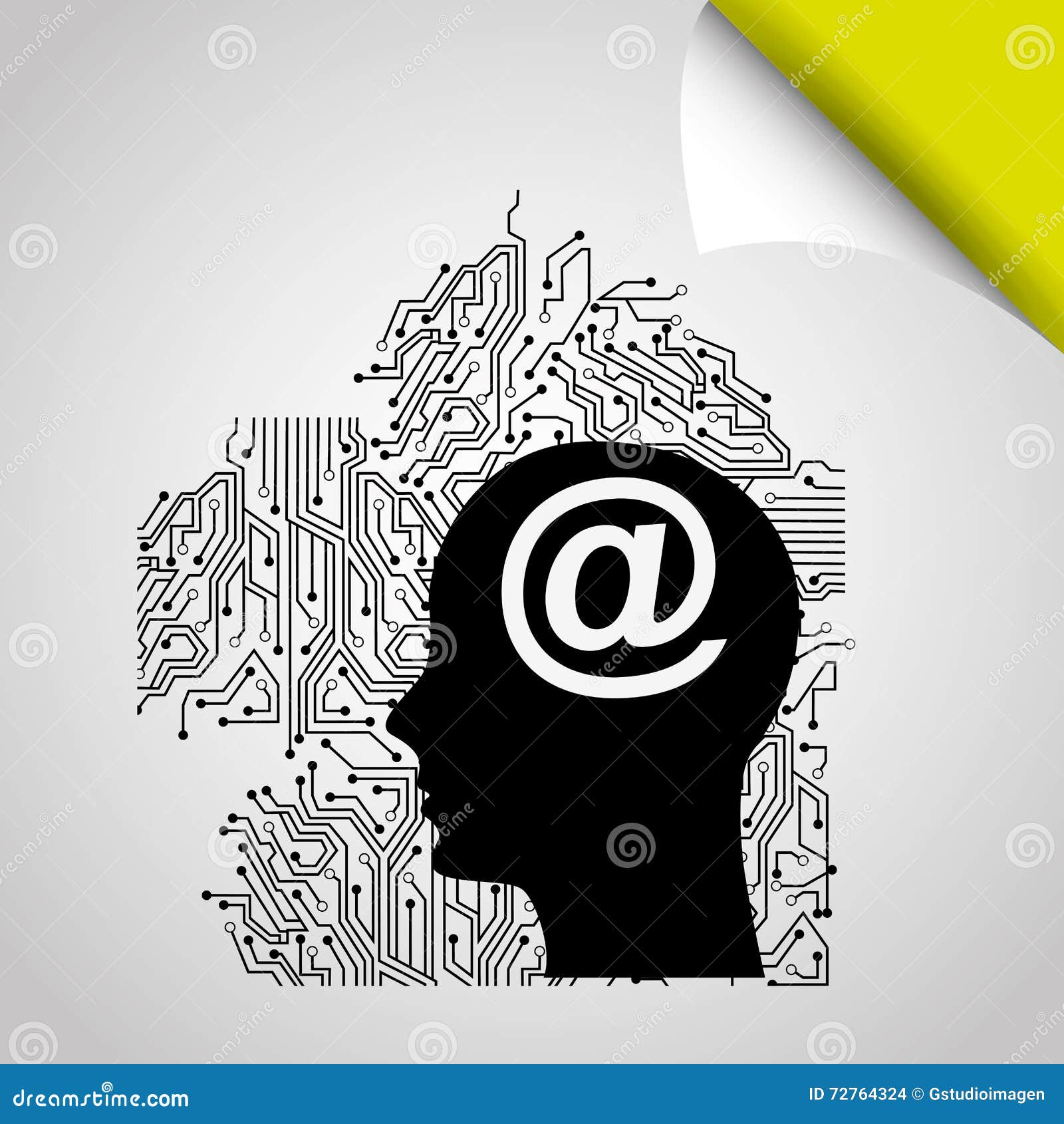 Electrical Circuit Profile Design Stock Illustration - Illustration of ...
